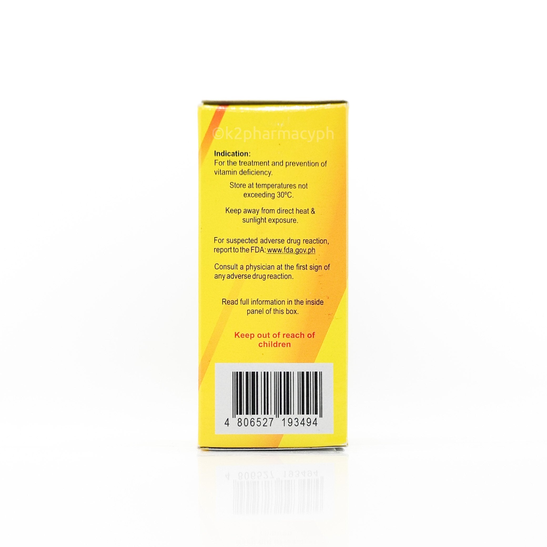 MDVIT Multivitamins Syrup Banana & Vanilla Flavor 60 mL