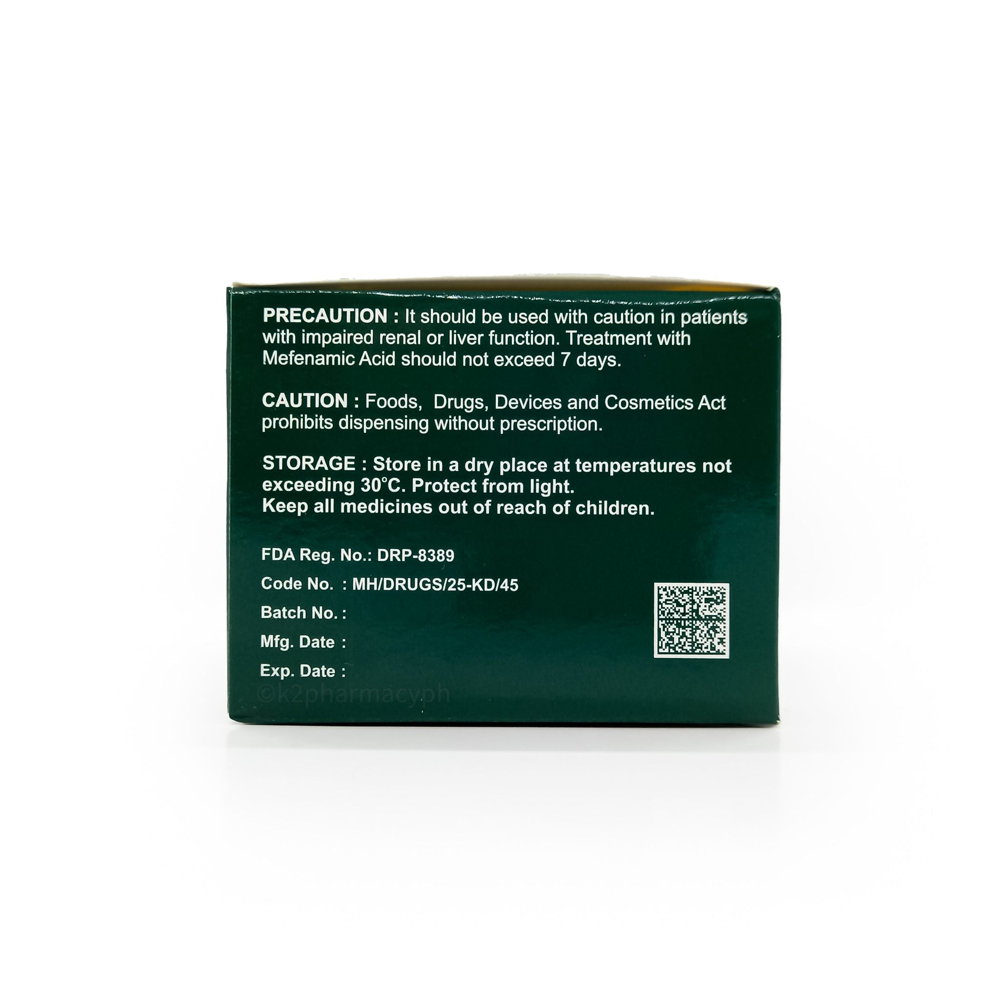 Megyxan Mefenamic Acid 500mg Capsule