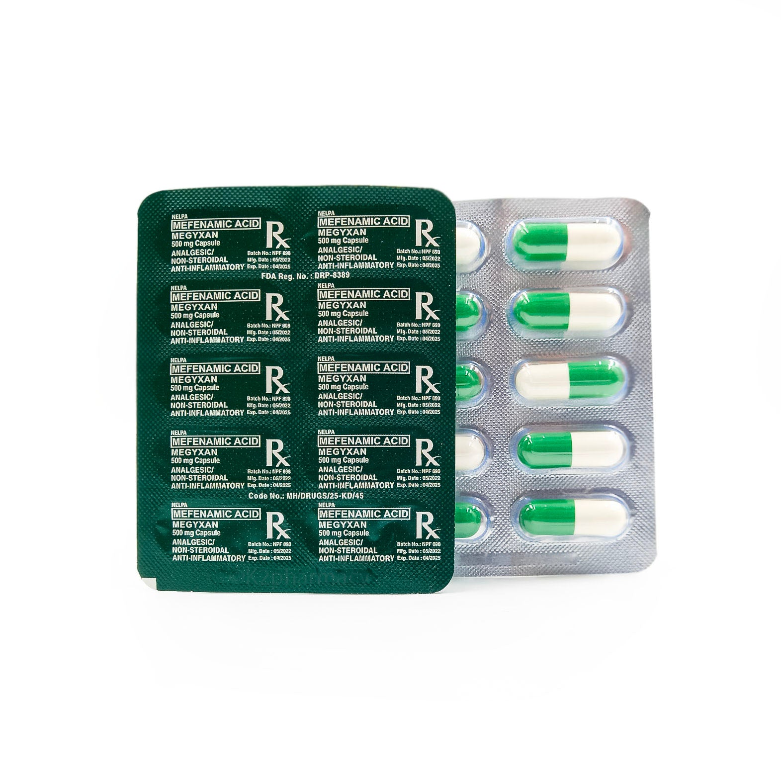 Megyxan Mefenamic Acid 500mg Capsule