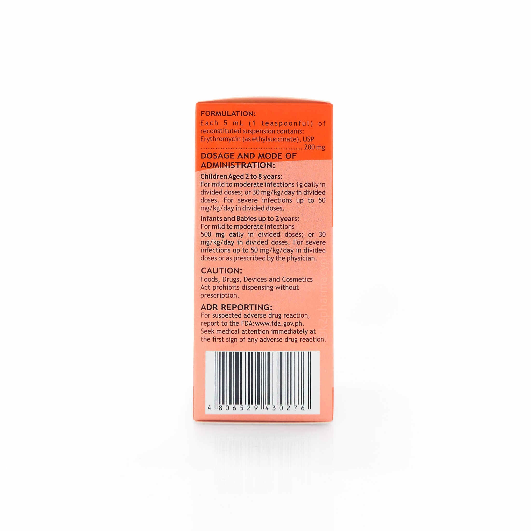 Monphevin 200mg/5mL powder for suspension Cherry 60mL