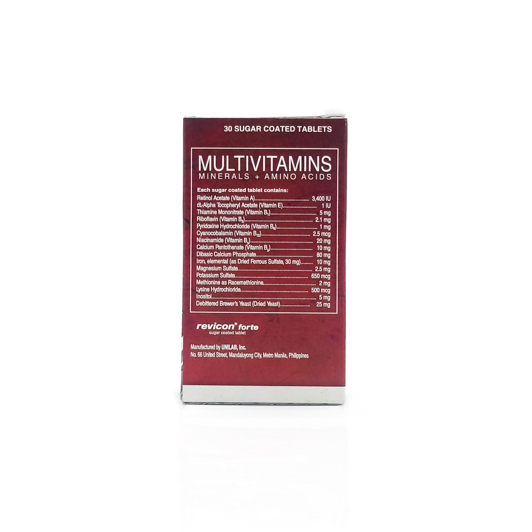 Revicon® Forte Sugar Coated Tablets 30s