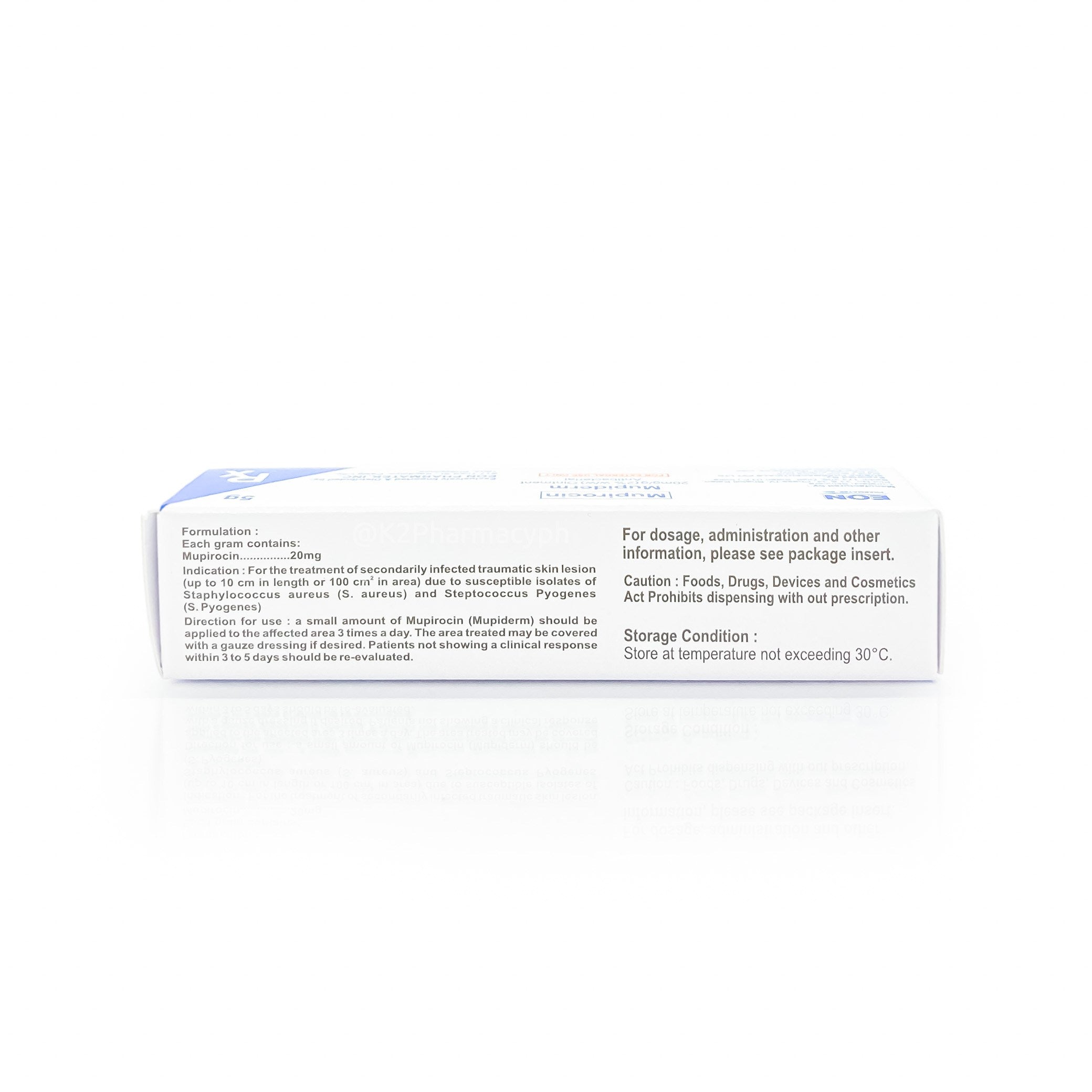 Mupiderm Mupirocin Ointment 5g