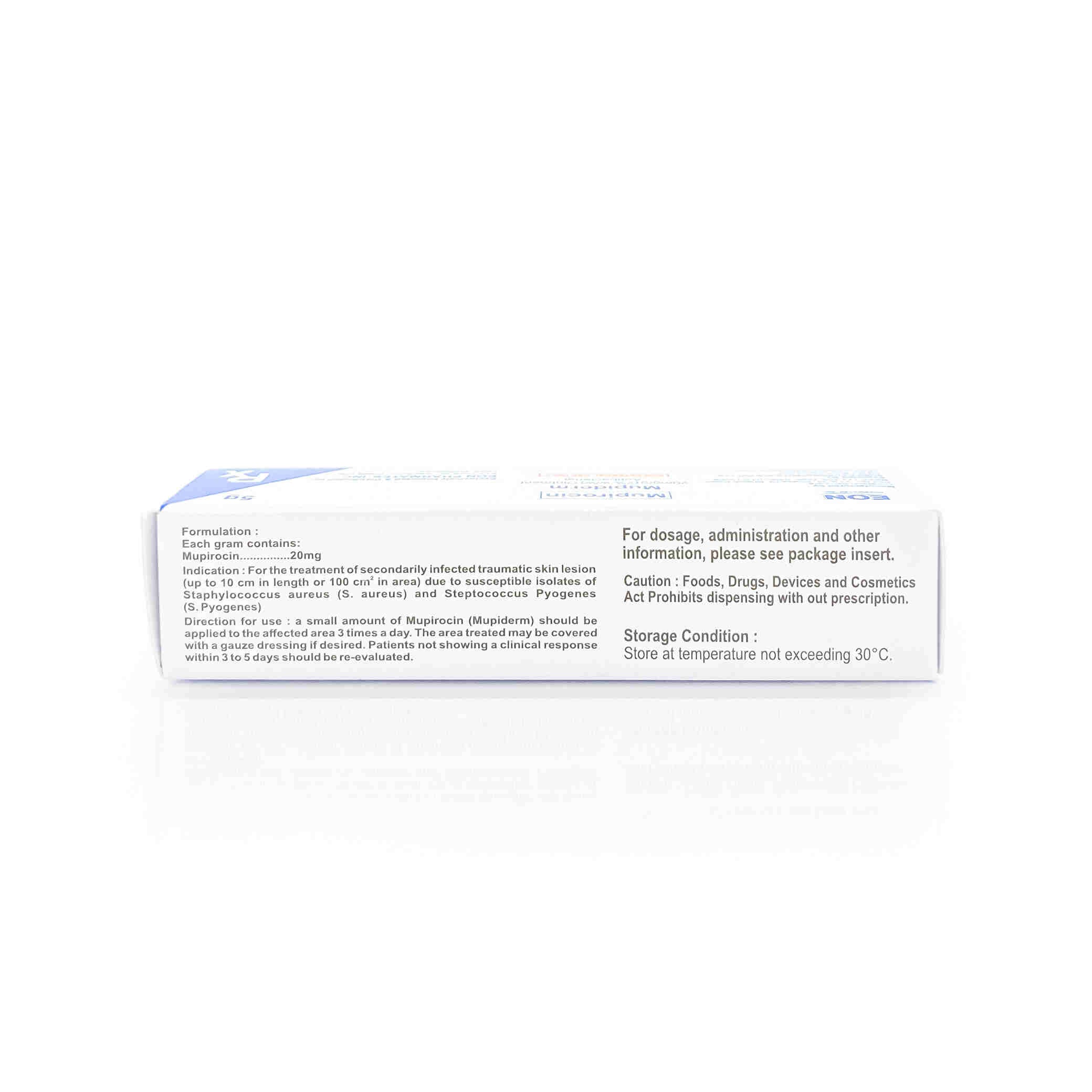 Mupiderm Mupirocin Ointment 5g