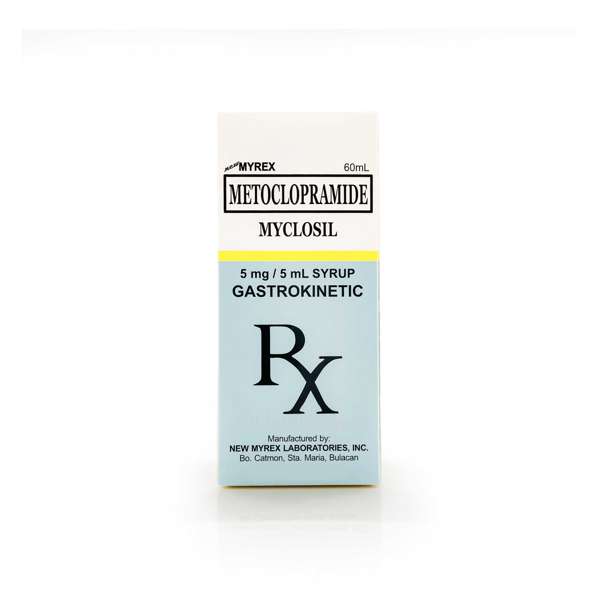 Myclosil Metoclopramide 5mg/5mL Orange Syrup 60mL