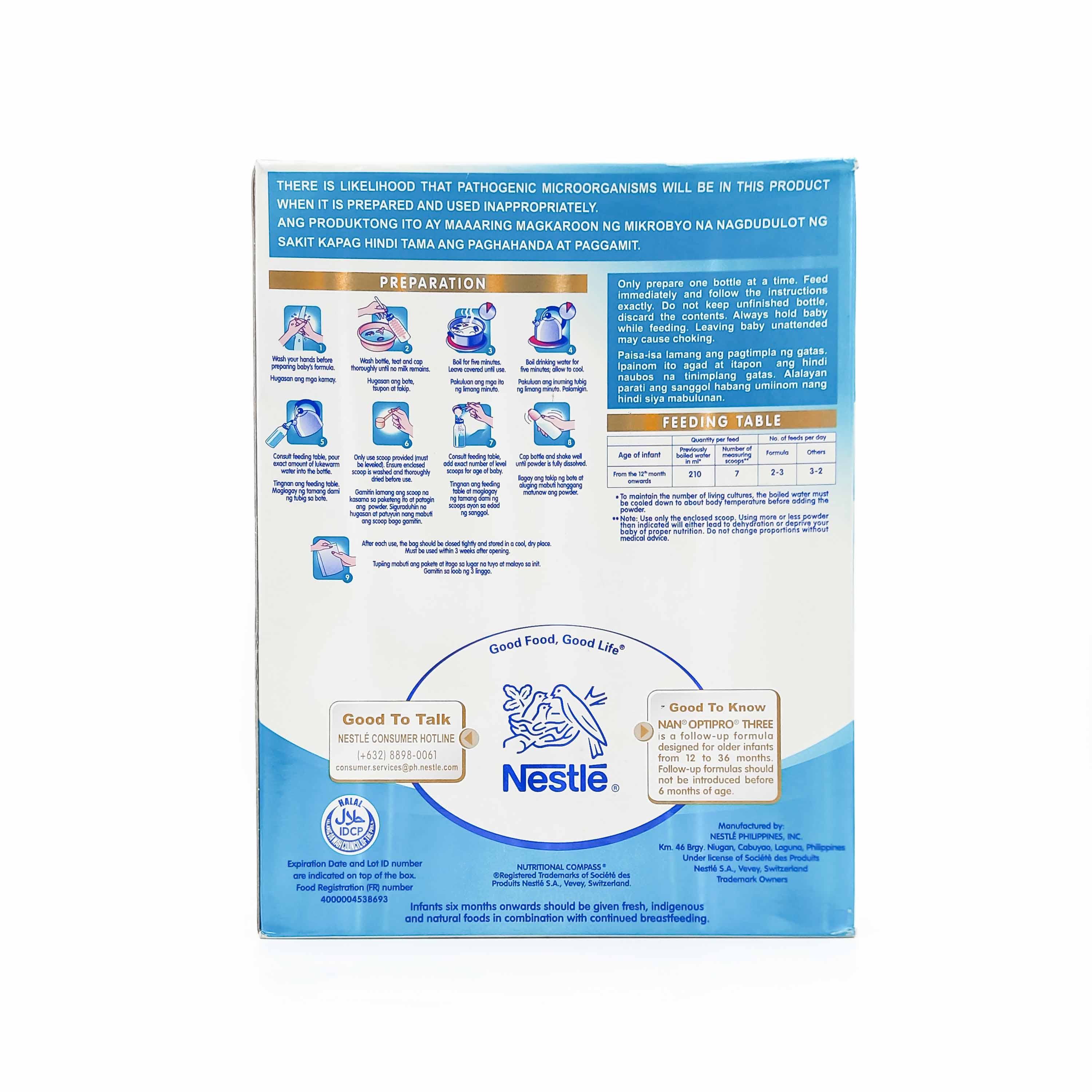 NAN® Optipro® Three (12-36mos) 1.3kg