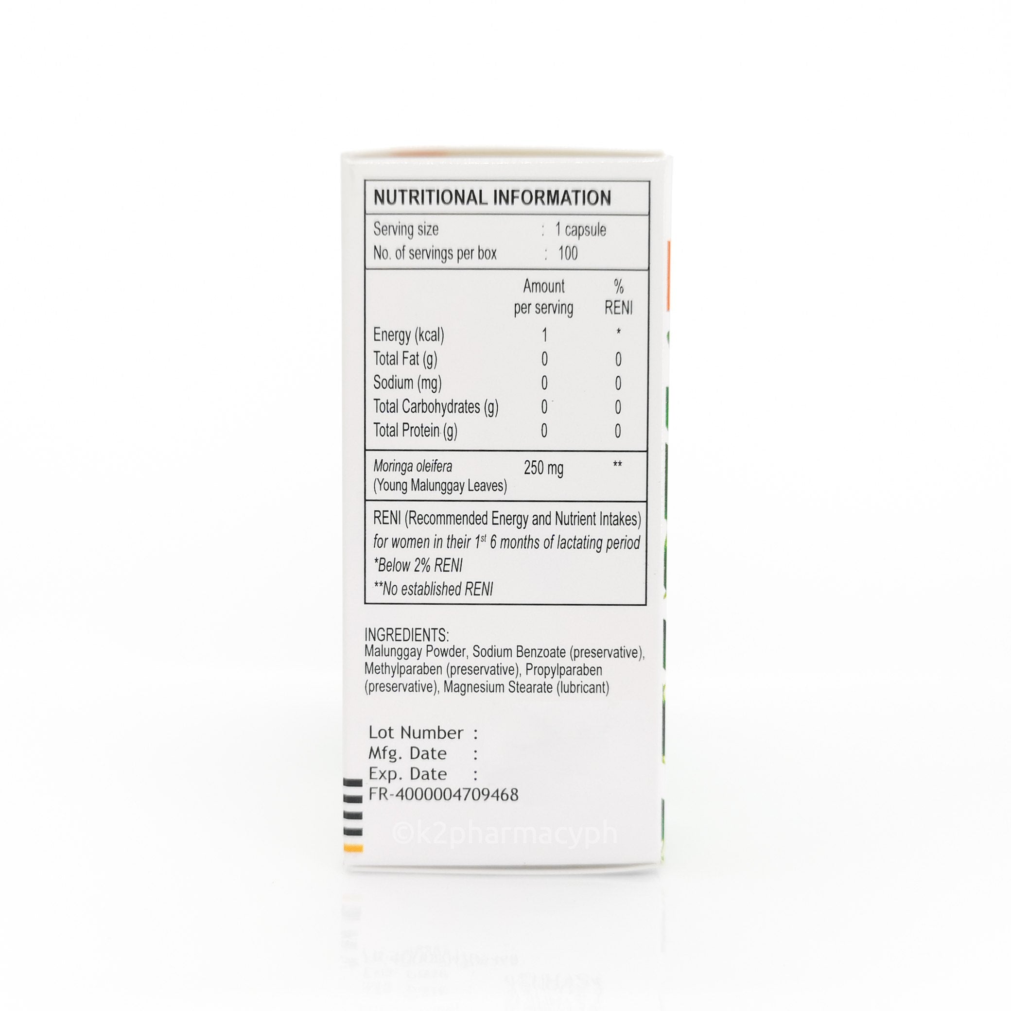 Natalac® 250mg Capsule