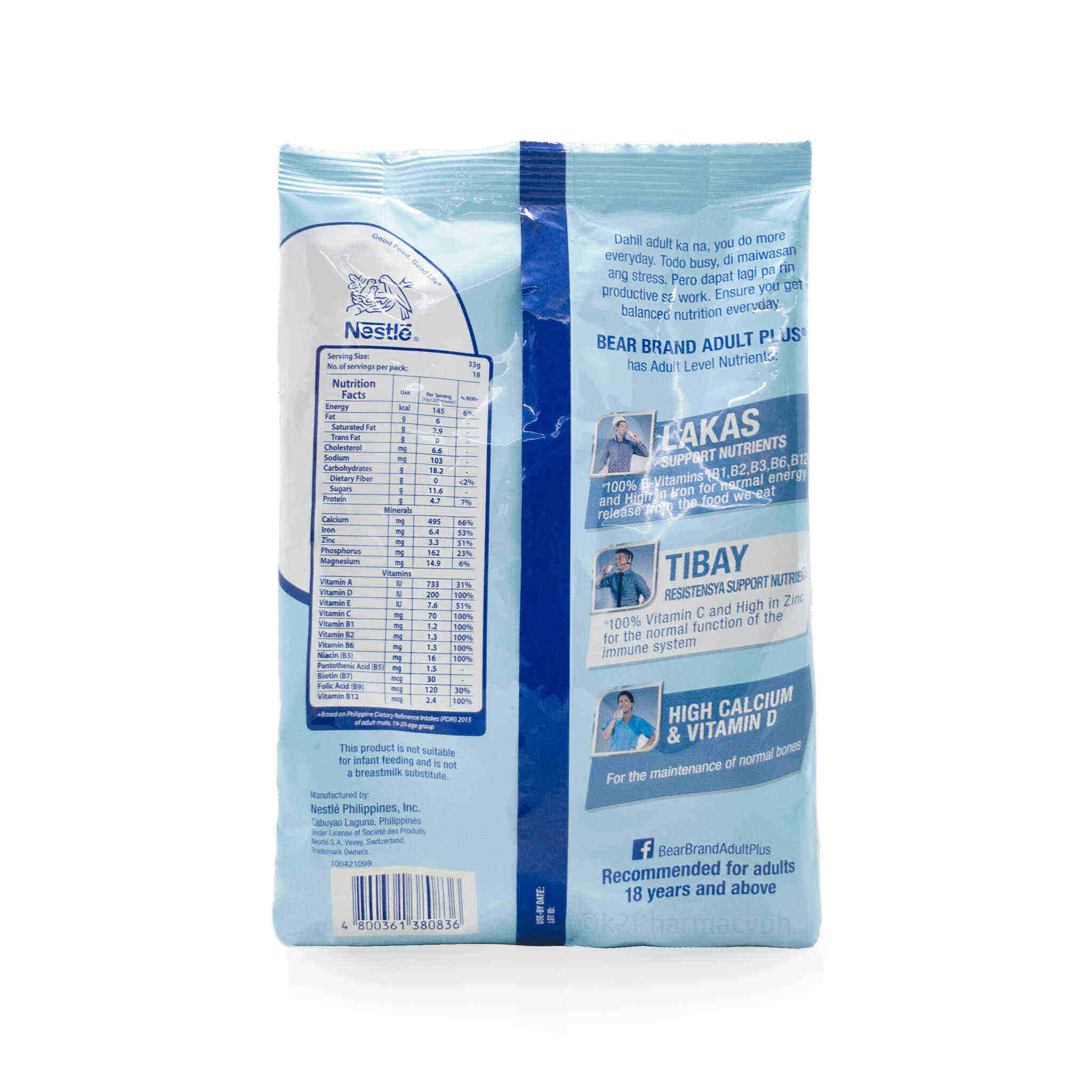 Nestle® Bear Brand® Adult Plus 600g