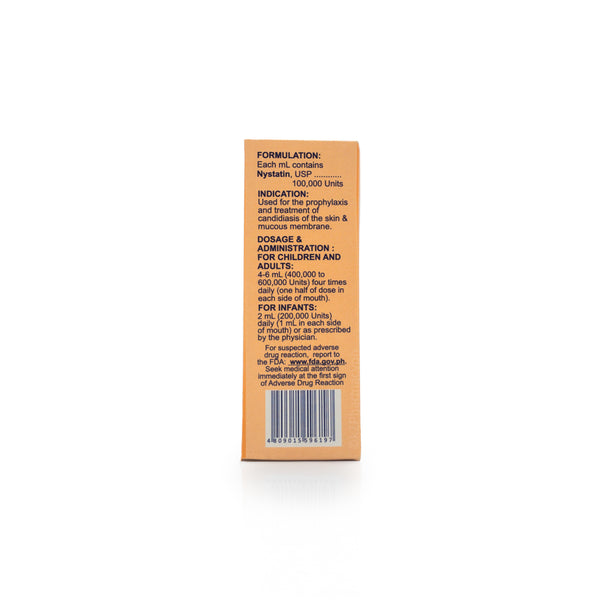 Nystrin Nystatin 100,000 Units/mL Oral Drops 30mL
