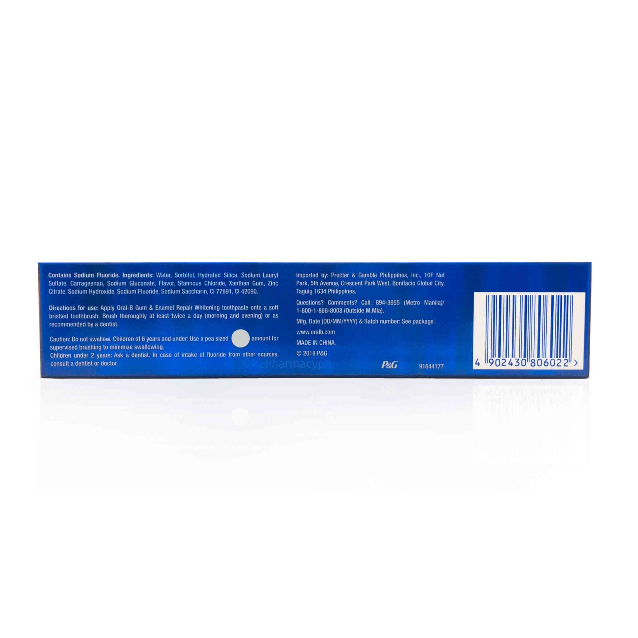 Oral B® Toothpaste Gum & Enamel Repair Whitening 90g
