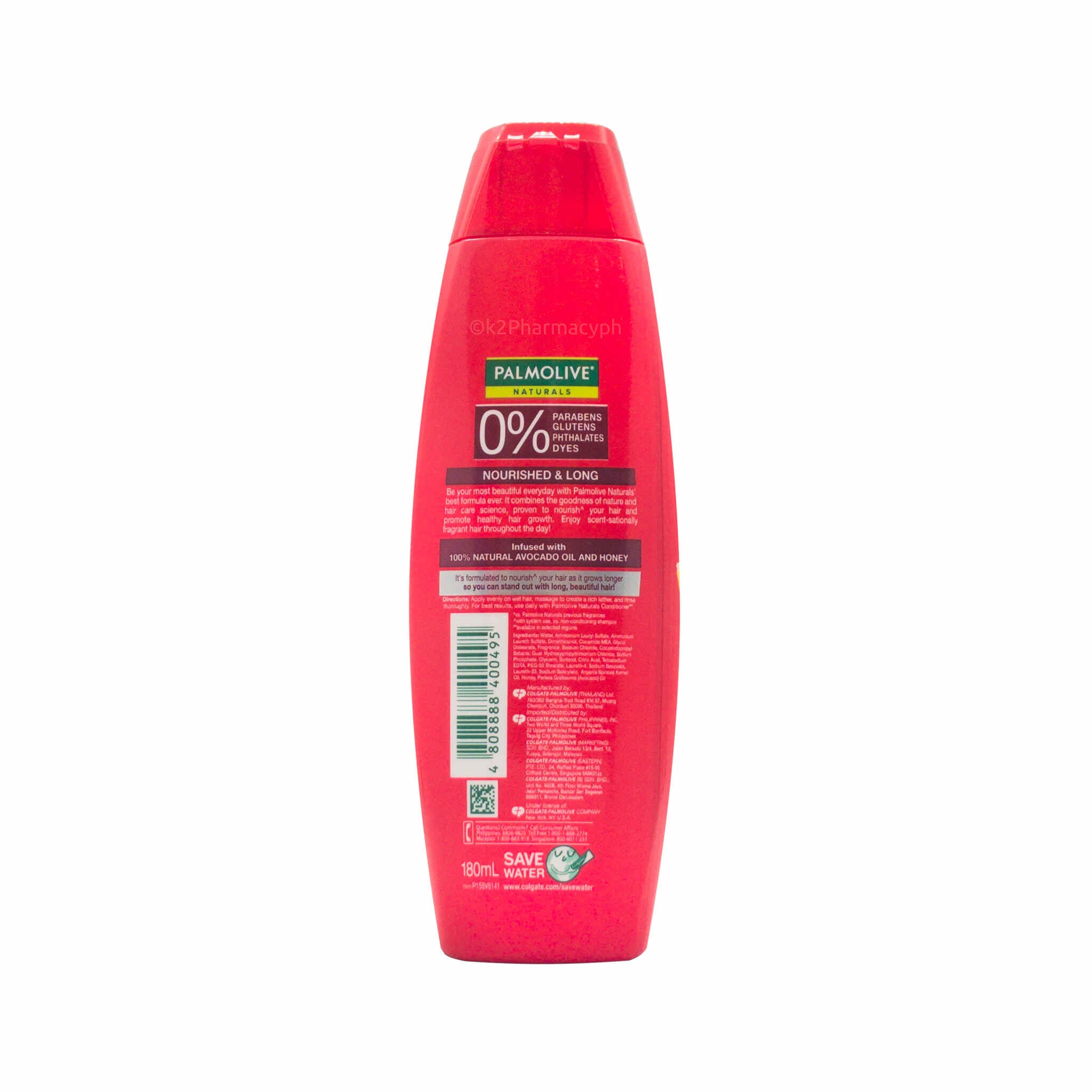 Palmolive® Shampoo & Conditioner Nourished & Long (Red) 180mL