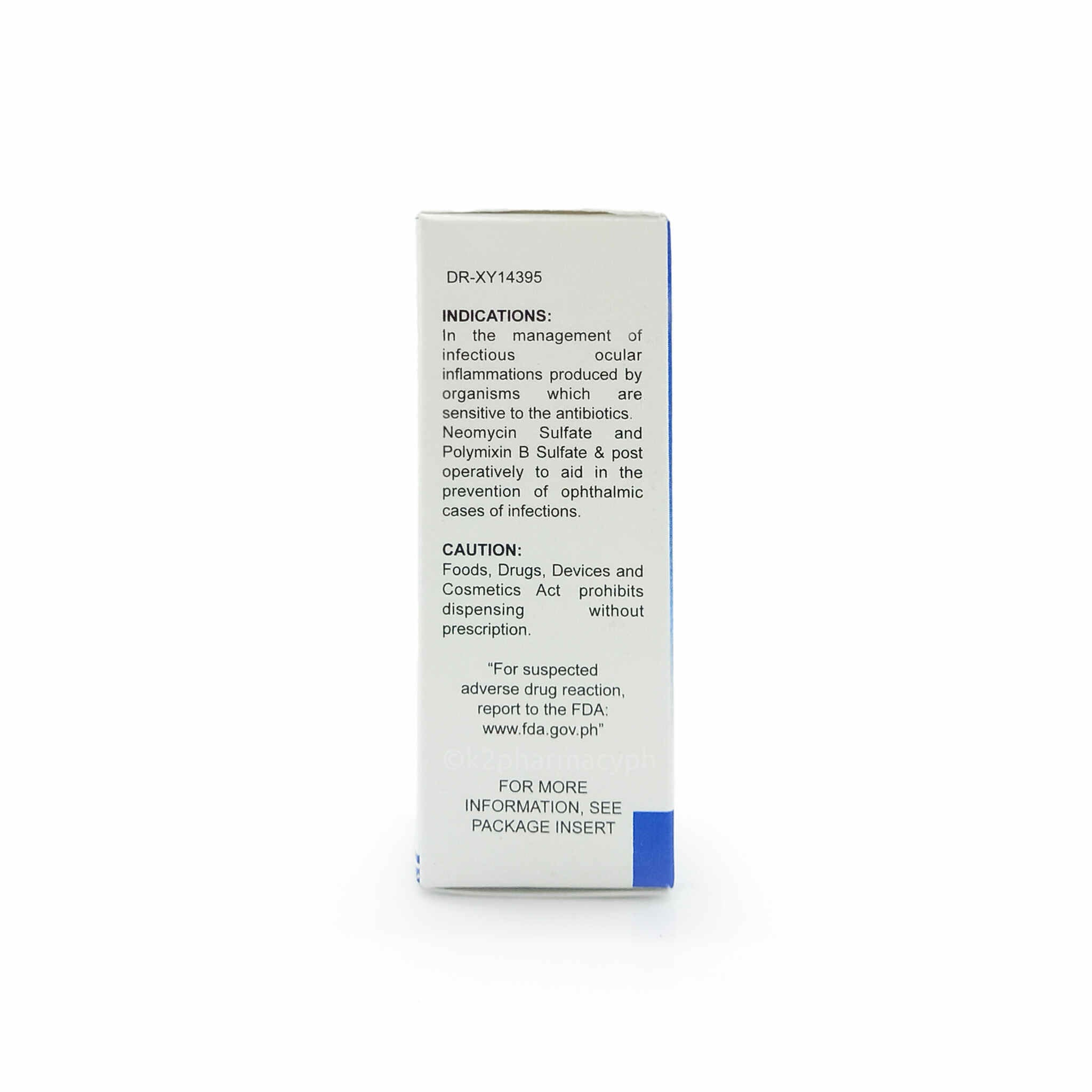 Postop Polymyxin B Sulfate Neomycin Sulfate Dexamethasone Ophthalmic ...