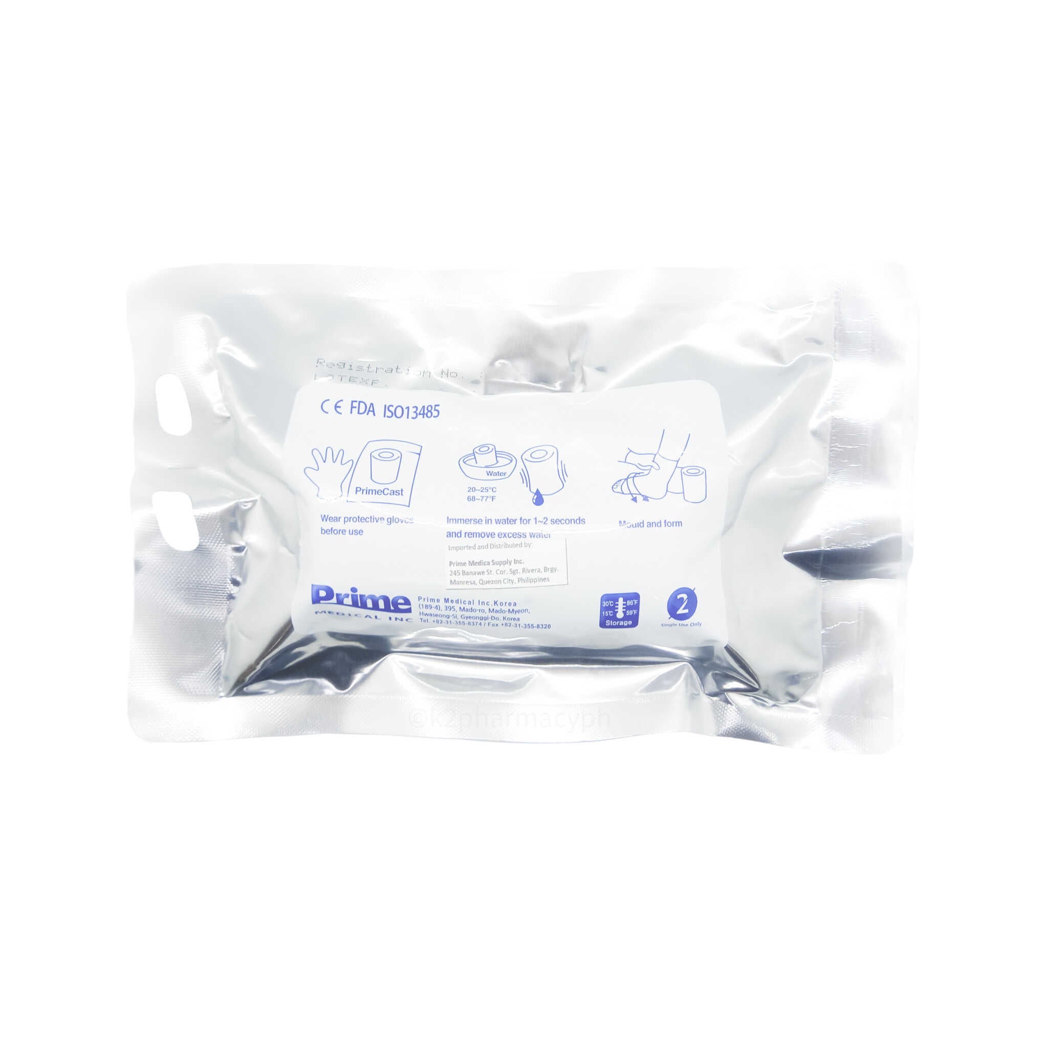 Primecast™ Fiberglass Casting Tape 3inx4yds Blue