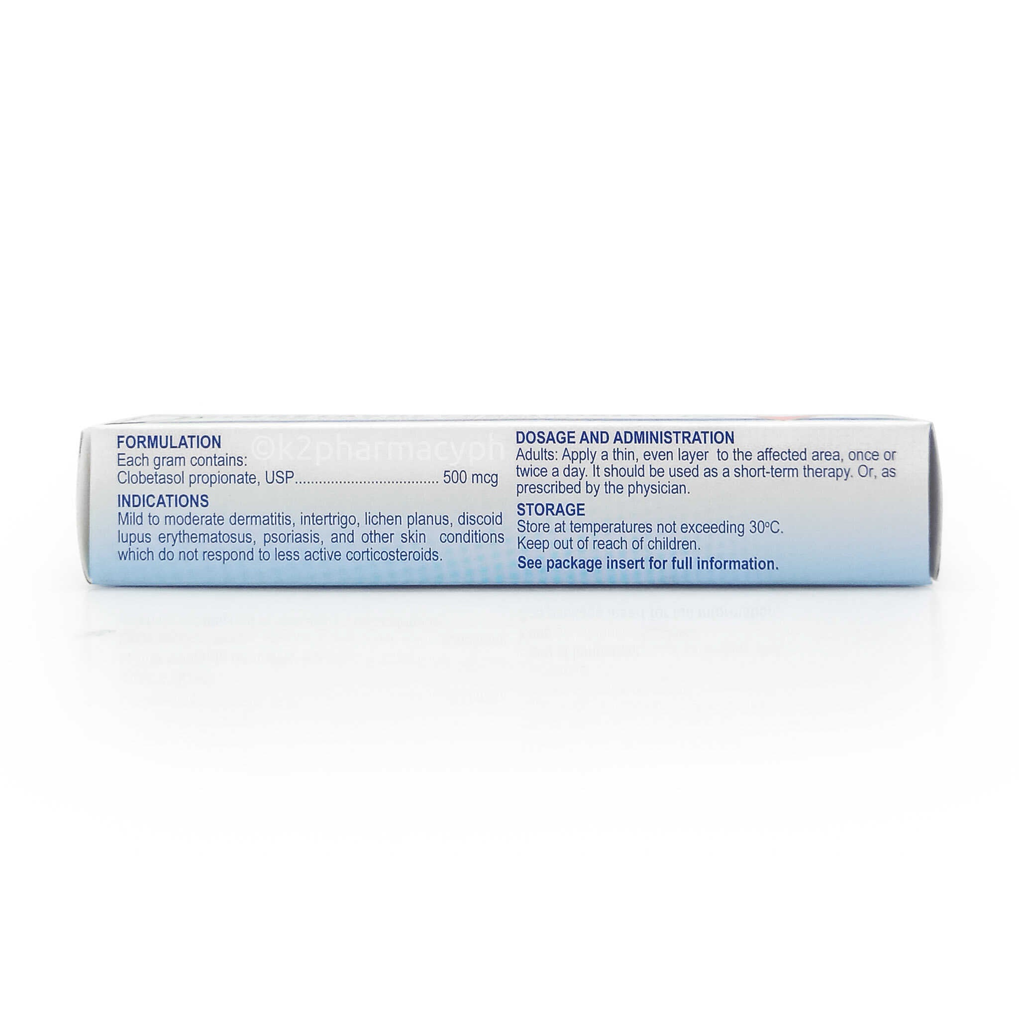 Ritemed® Clobetasol Propionate 500mcg / g (0.05% w/w) Cream 10g