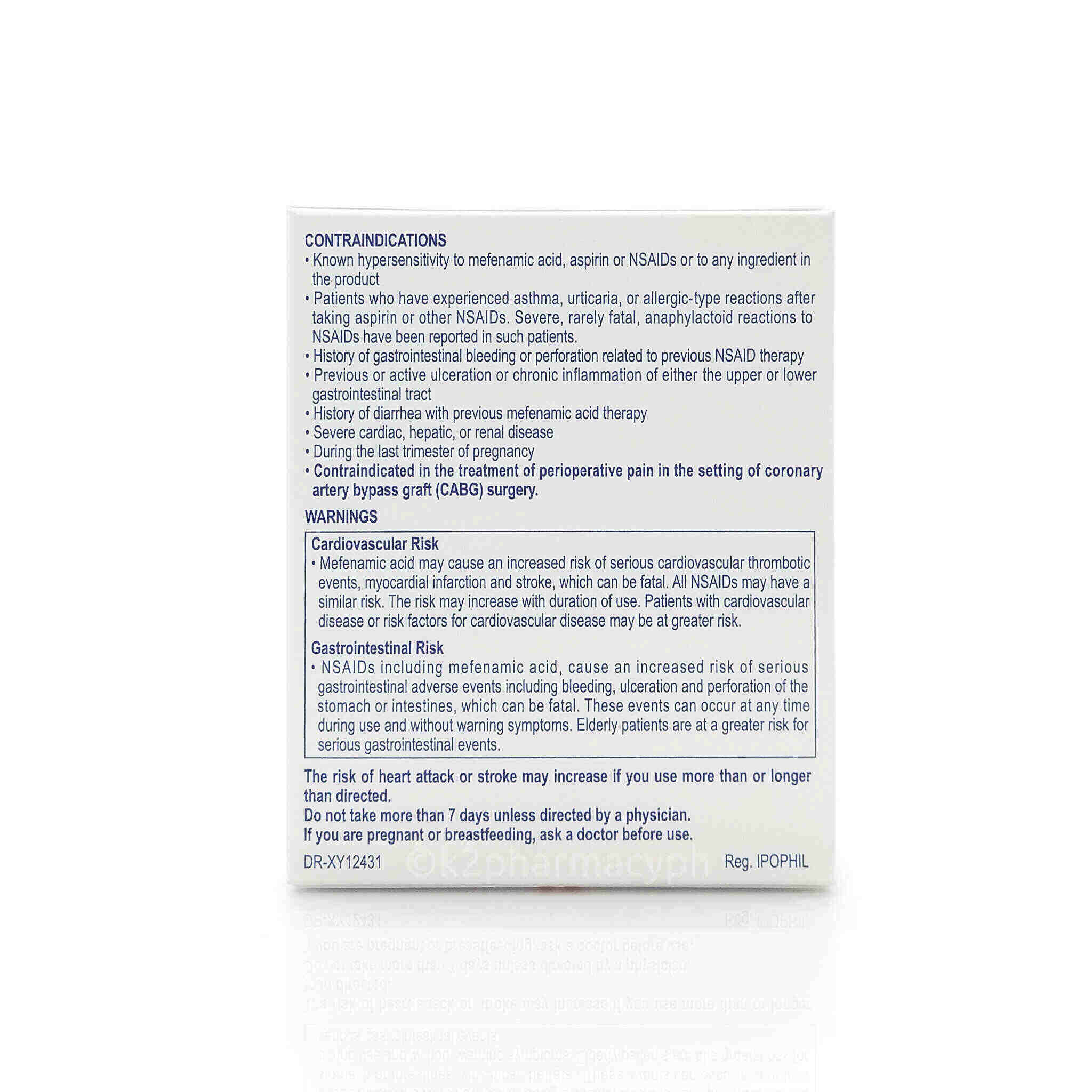 Ritemed® Mefenamic Acid 500mg Tablets