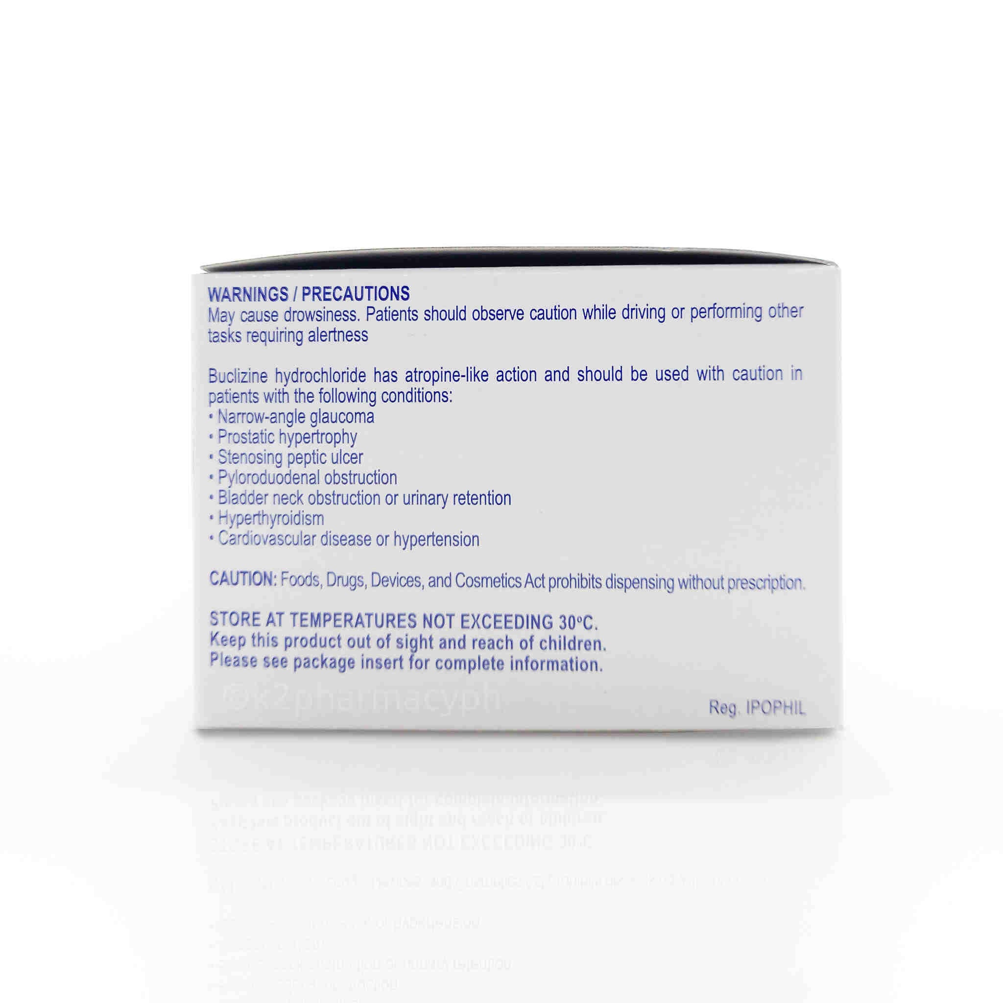 Ritemed® Vitamin B-Complex + Iron Buclizine HCL Capsules