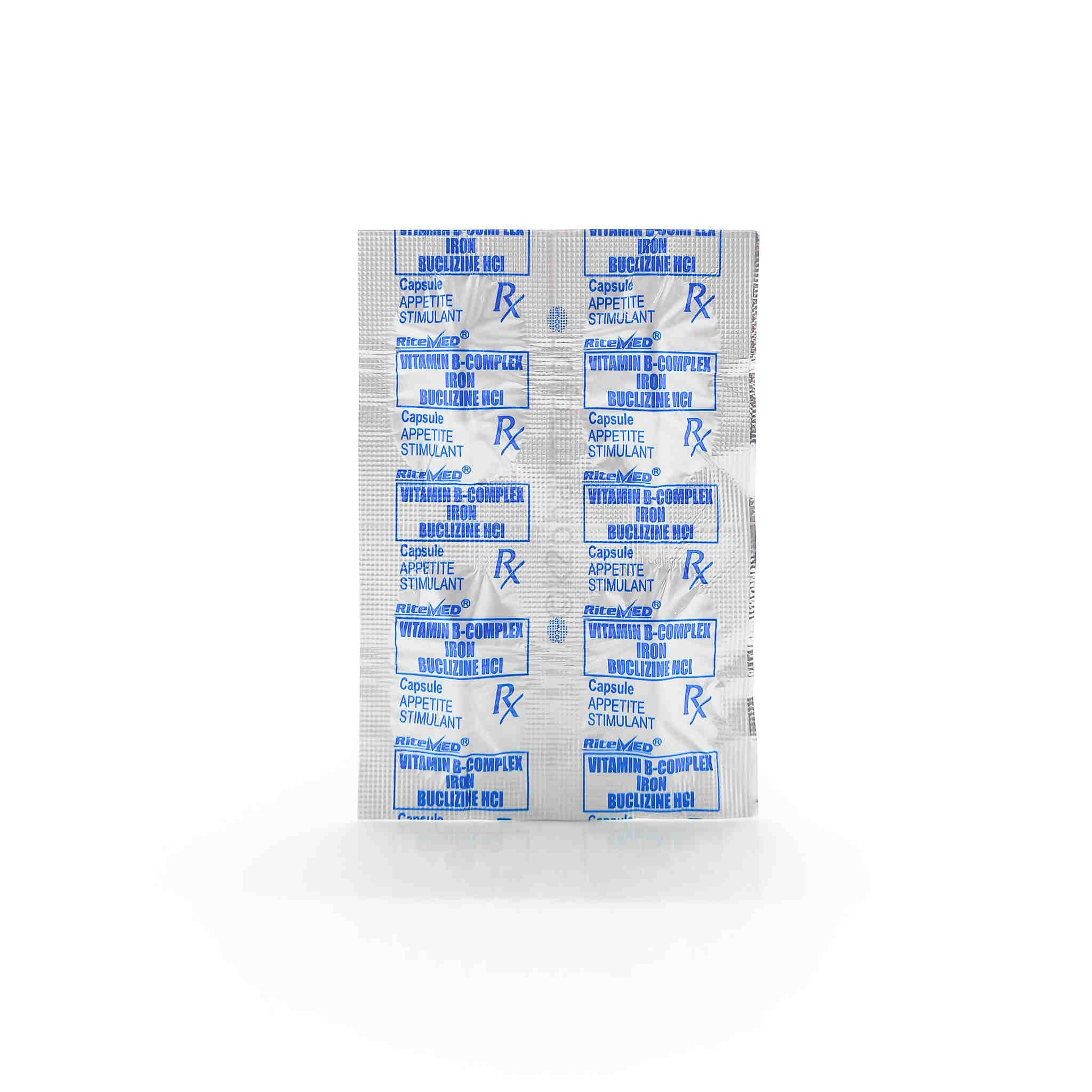 Ritemed® Vitamin B-Complex + Iron Buclizine HCL Capsules
