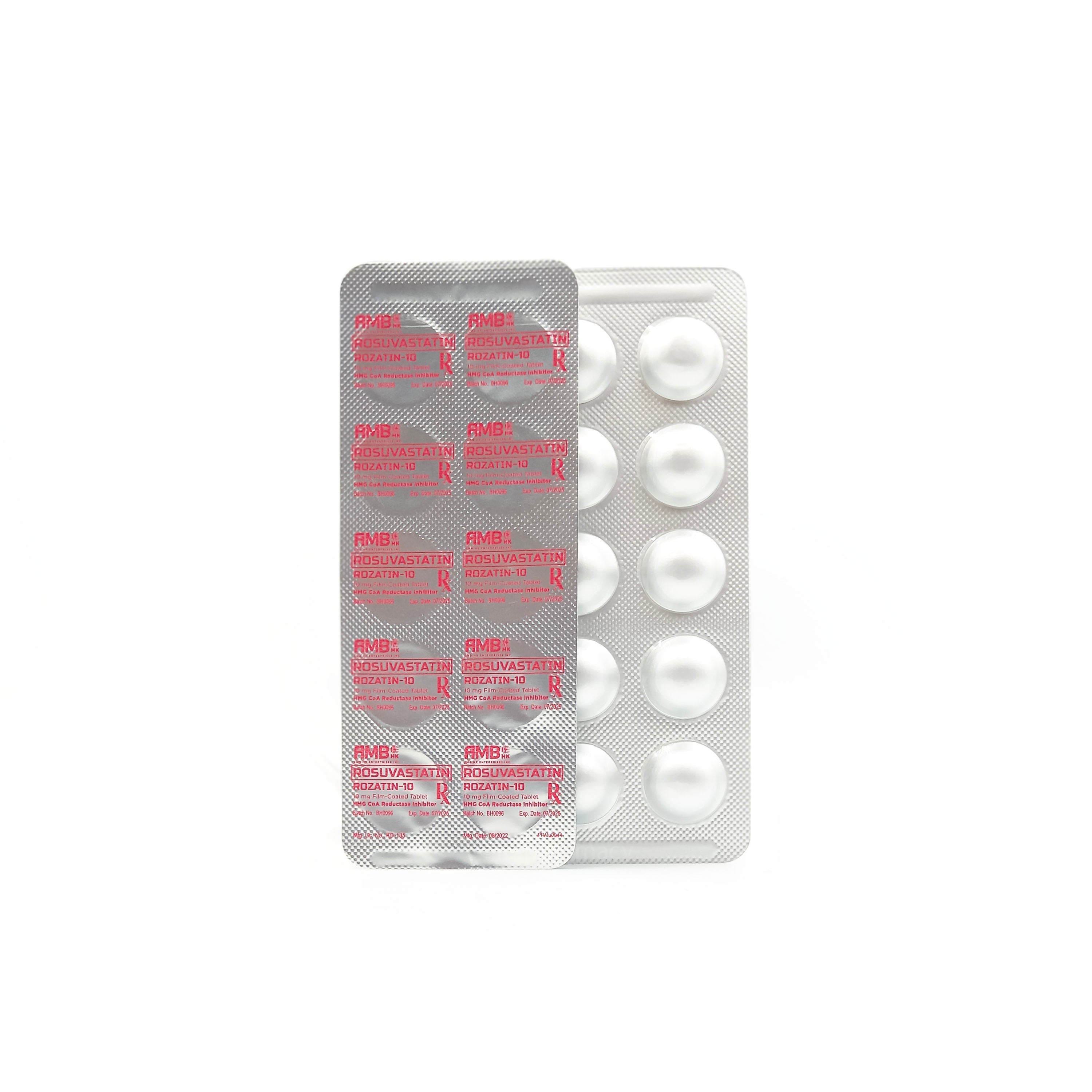 Rozatin-10 Rosuvastatin 10mg Film-Coated Tablet