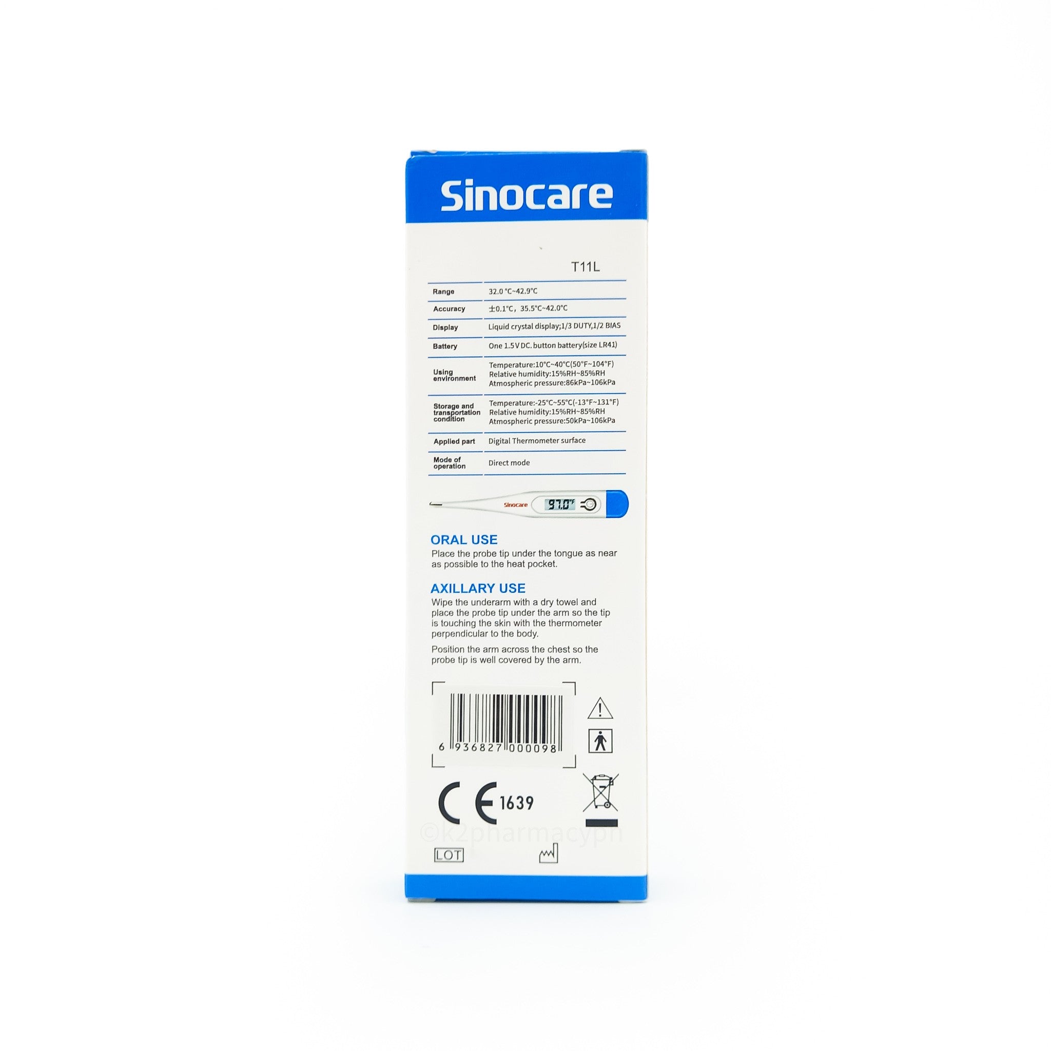Sinocare Digital Thermometer (T11L)