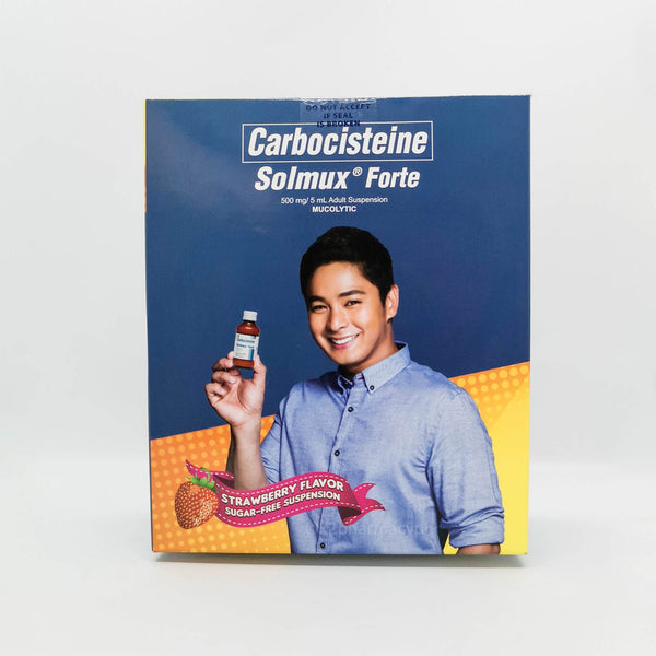 Solmux® Forte Carbocisteine Adult Suspension 500mg/5mL Sugar-free 60mL
