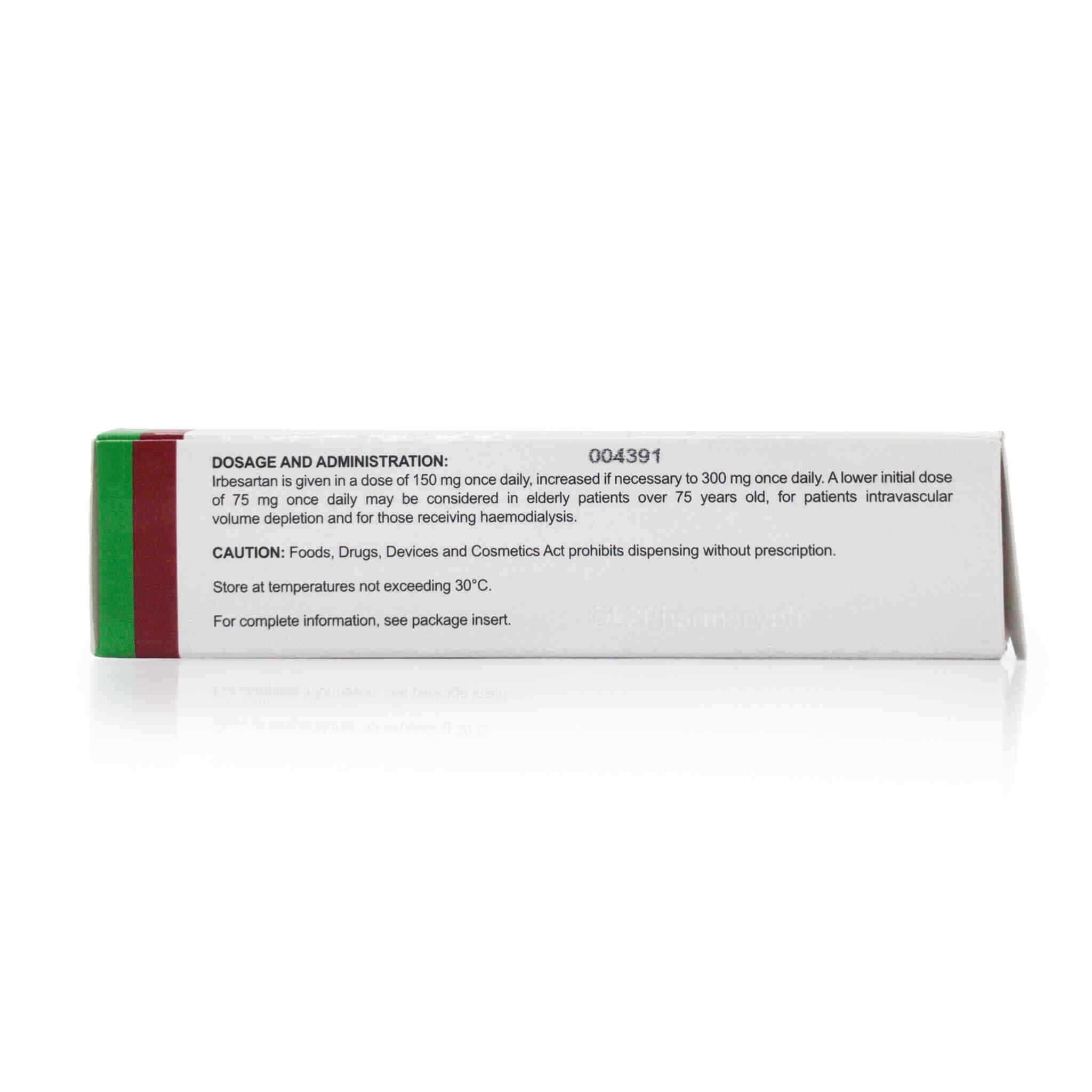 Virbez Irbesartan 300mg Film-Coated Tablet