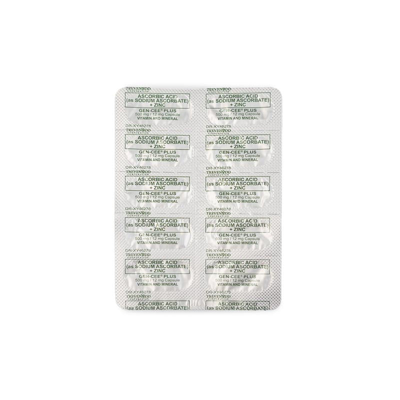 Gen-Cee® Plus 500mg/12mg Capsule