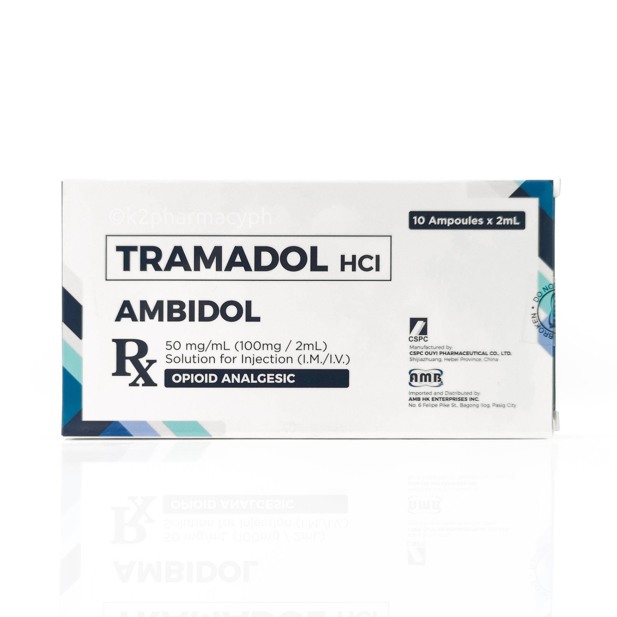 Ambidol Tramadol HCI (100mg/2mL) Solution for Injection (I.M./I.V ...