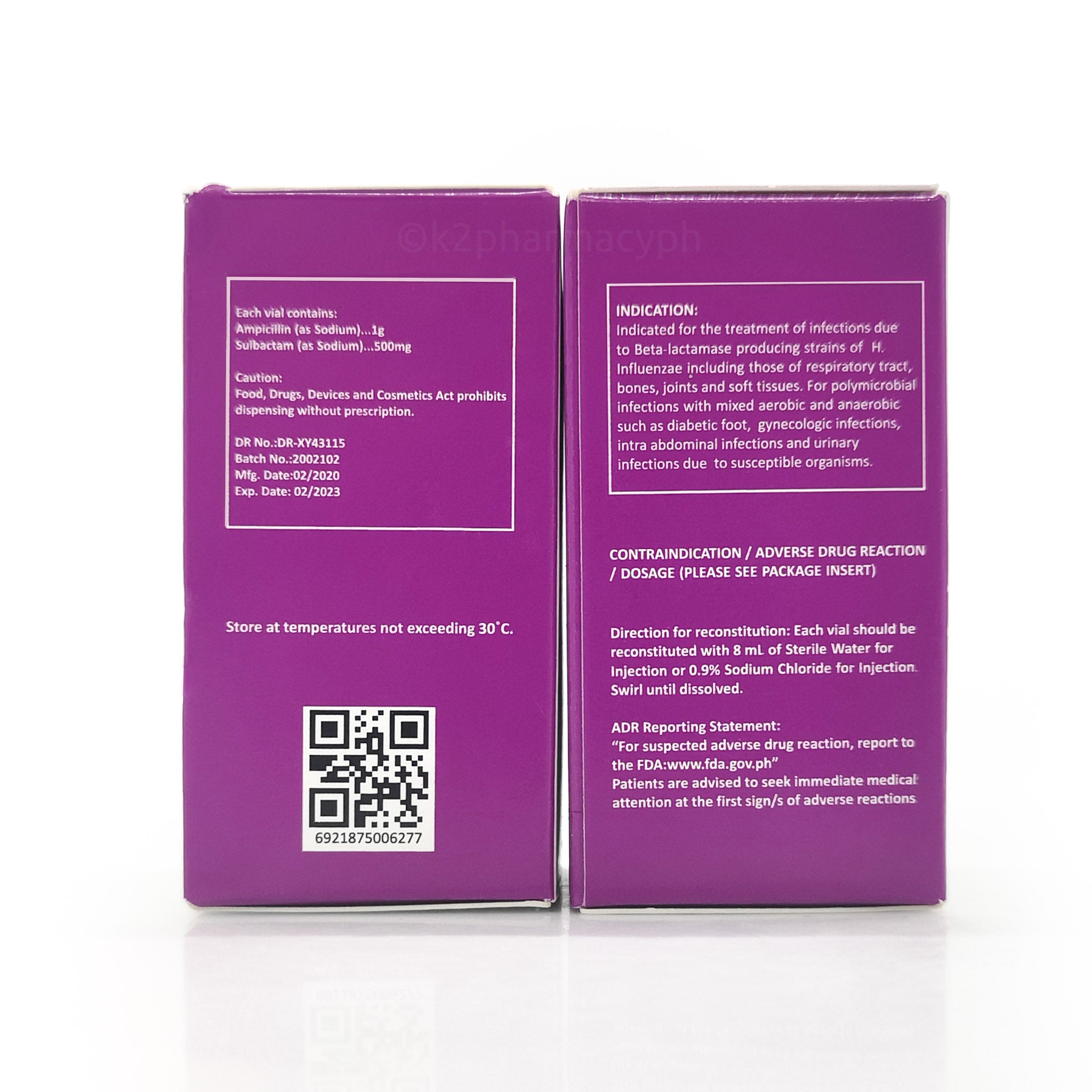 Ampinex Plus Ampicillin sodium Sulbactam sodium Plus 1g/500mg Powder ...