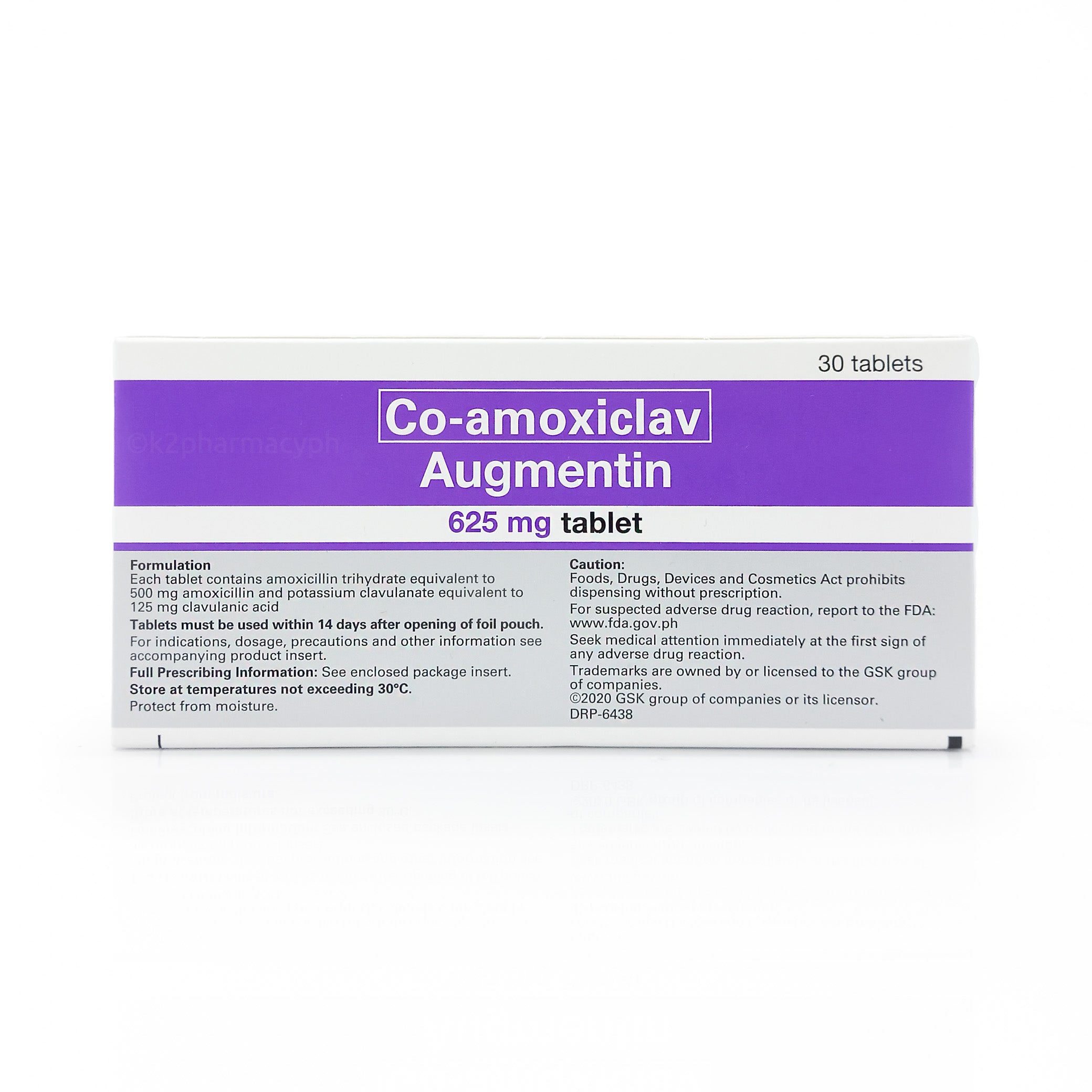 Augmentin® 625mg Tablets