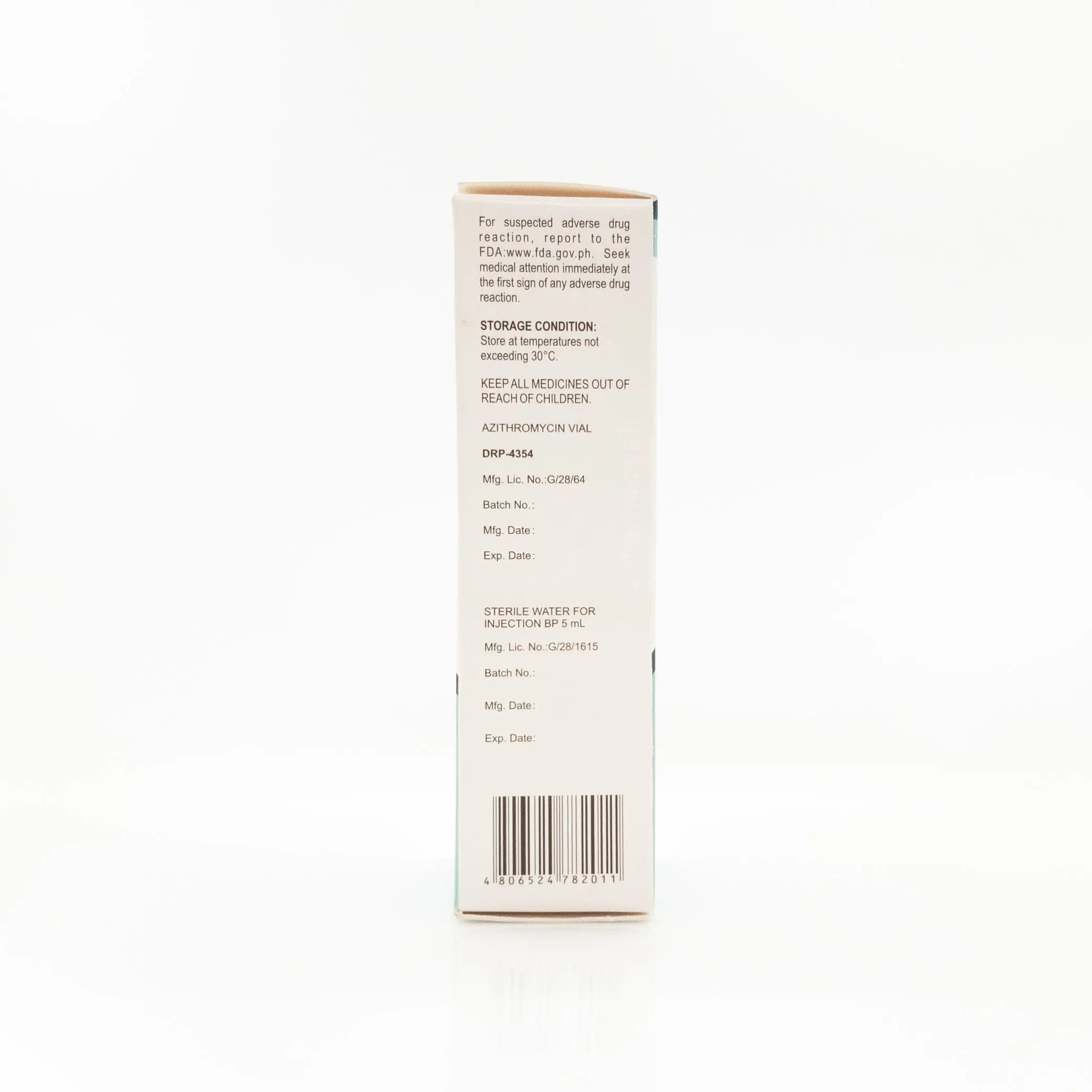 Azal Azithromycin 500mg Powder for Injection (IV) Applied ...