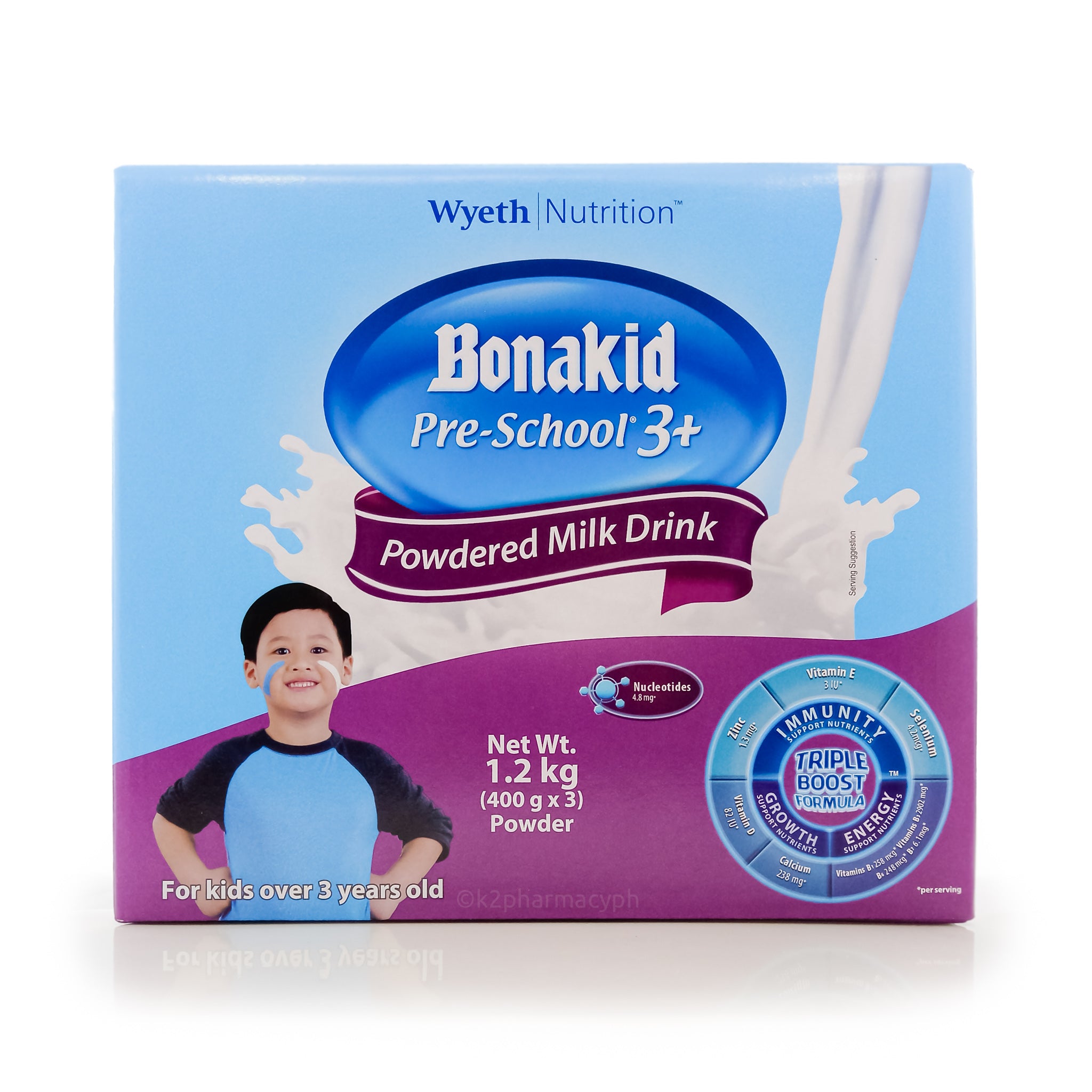 All / Bonakid Pre-School® 3+ Powdered Milk Drink (for 3yo+) 1.2kg