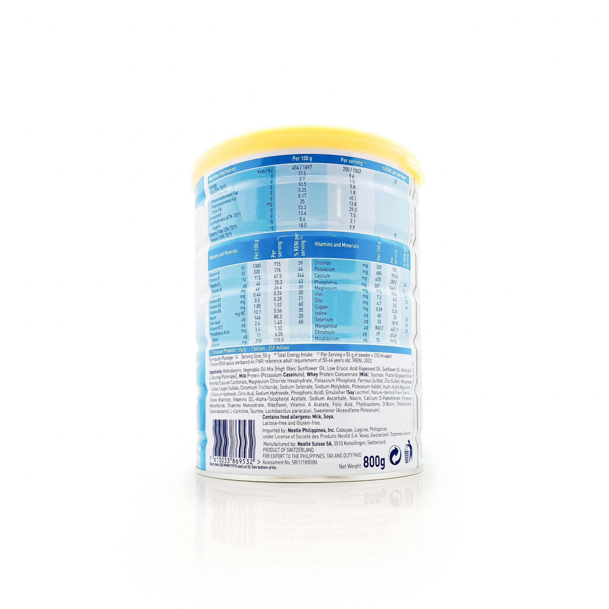 Boost™ Optimum Vanilla 800g