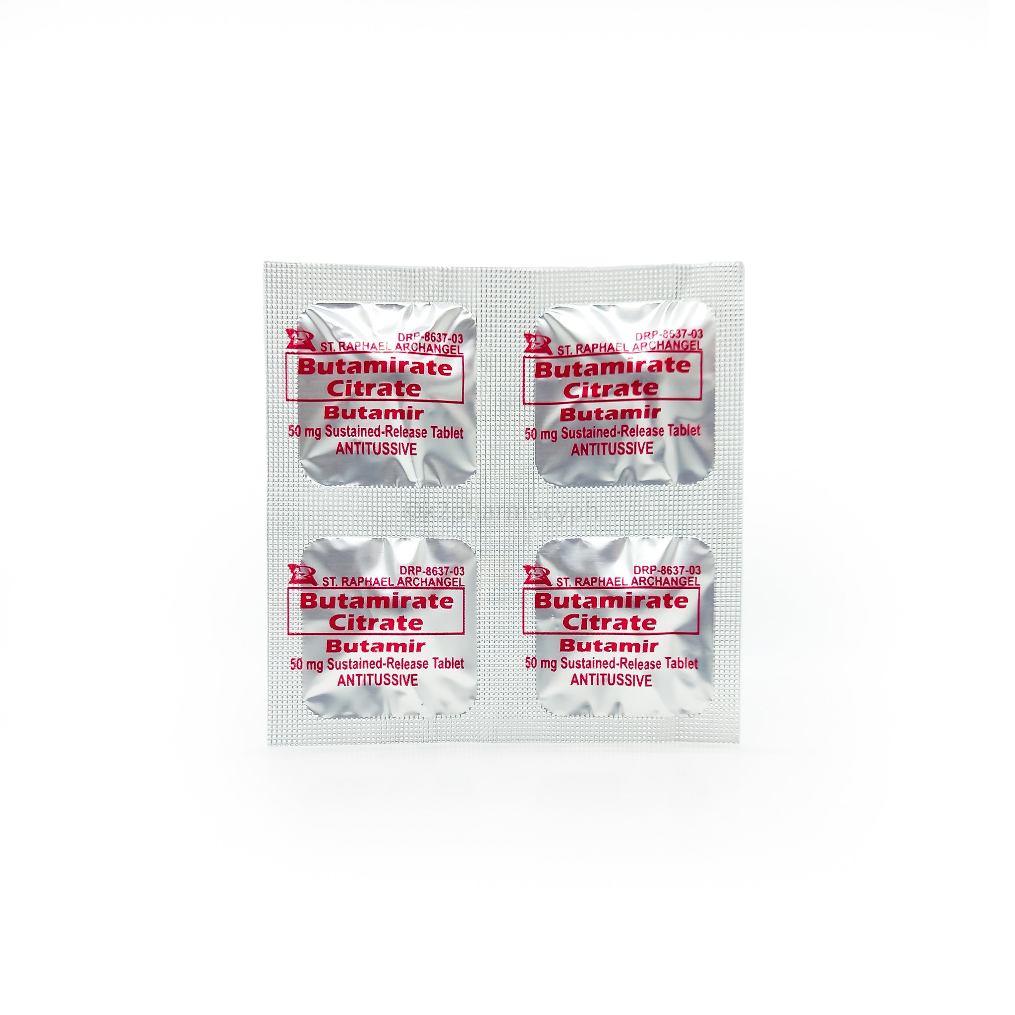 Butamir Butamirate Citrate 50mg Sustained-Release Tablet