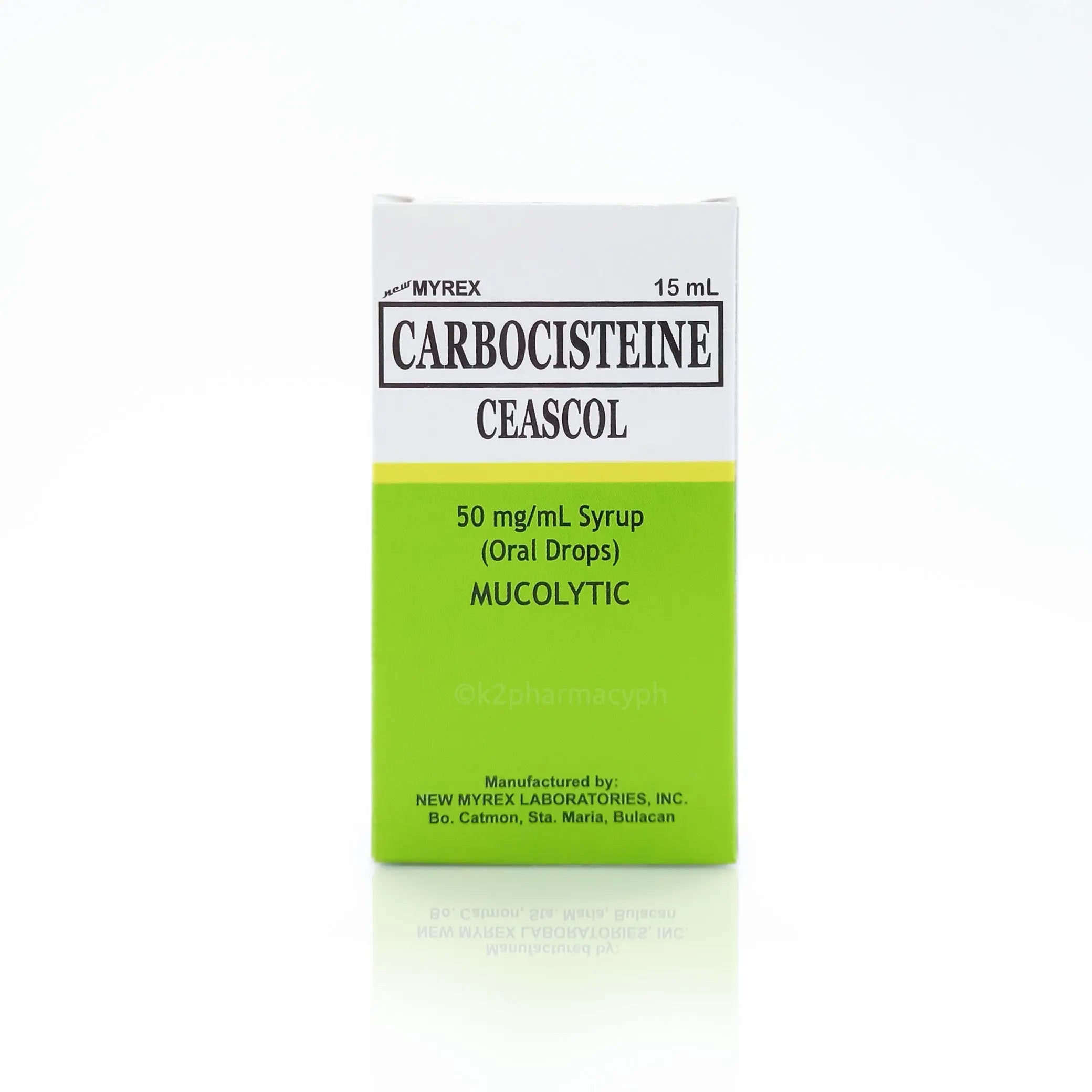 Ceascol Carbocisteine Oral Drops 15mL Regimed Pharmaceutical