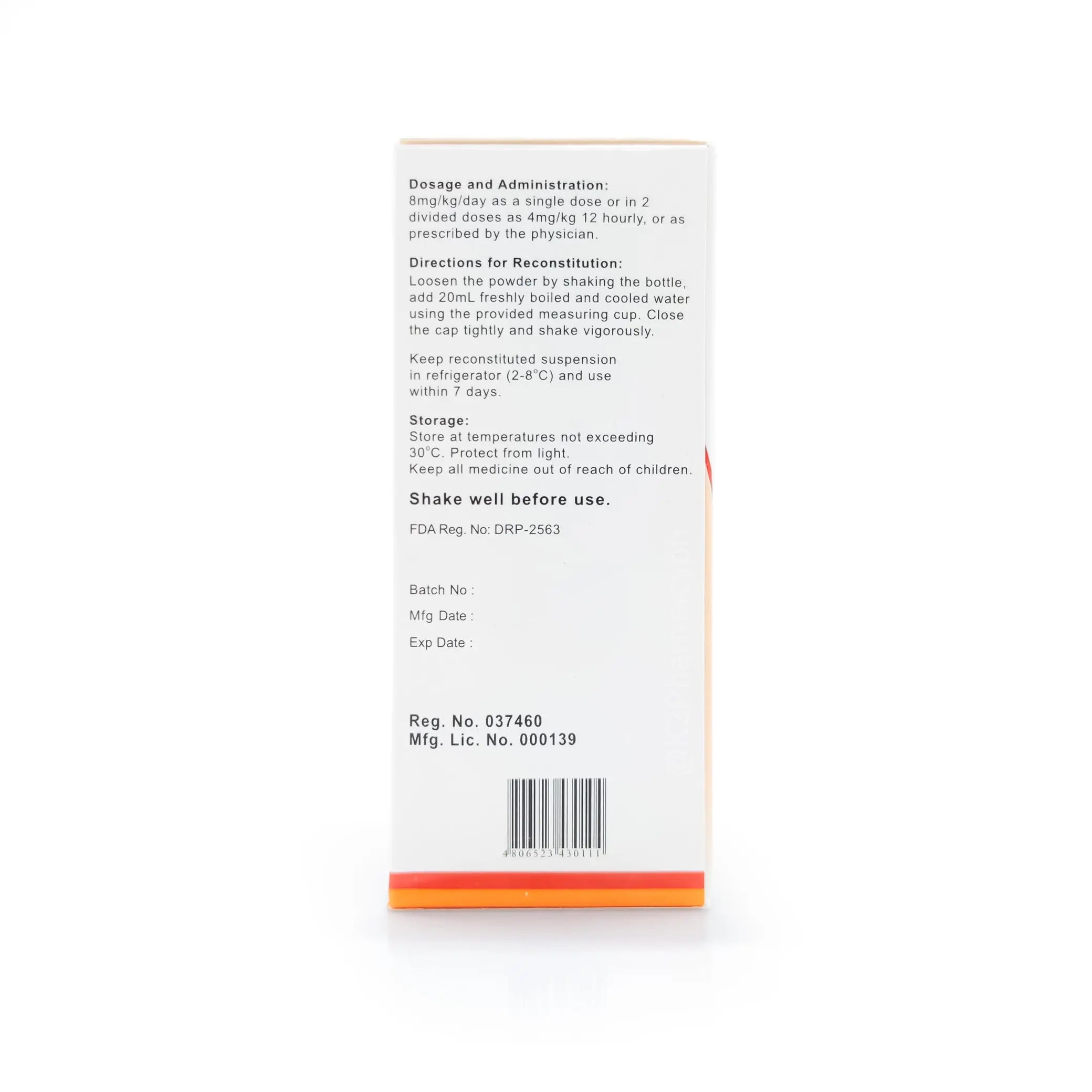 Cefurox Cefuroxime 125mg/5mL Suspension 50mL Triple 888 Medical ...
