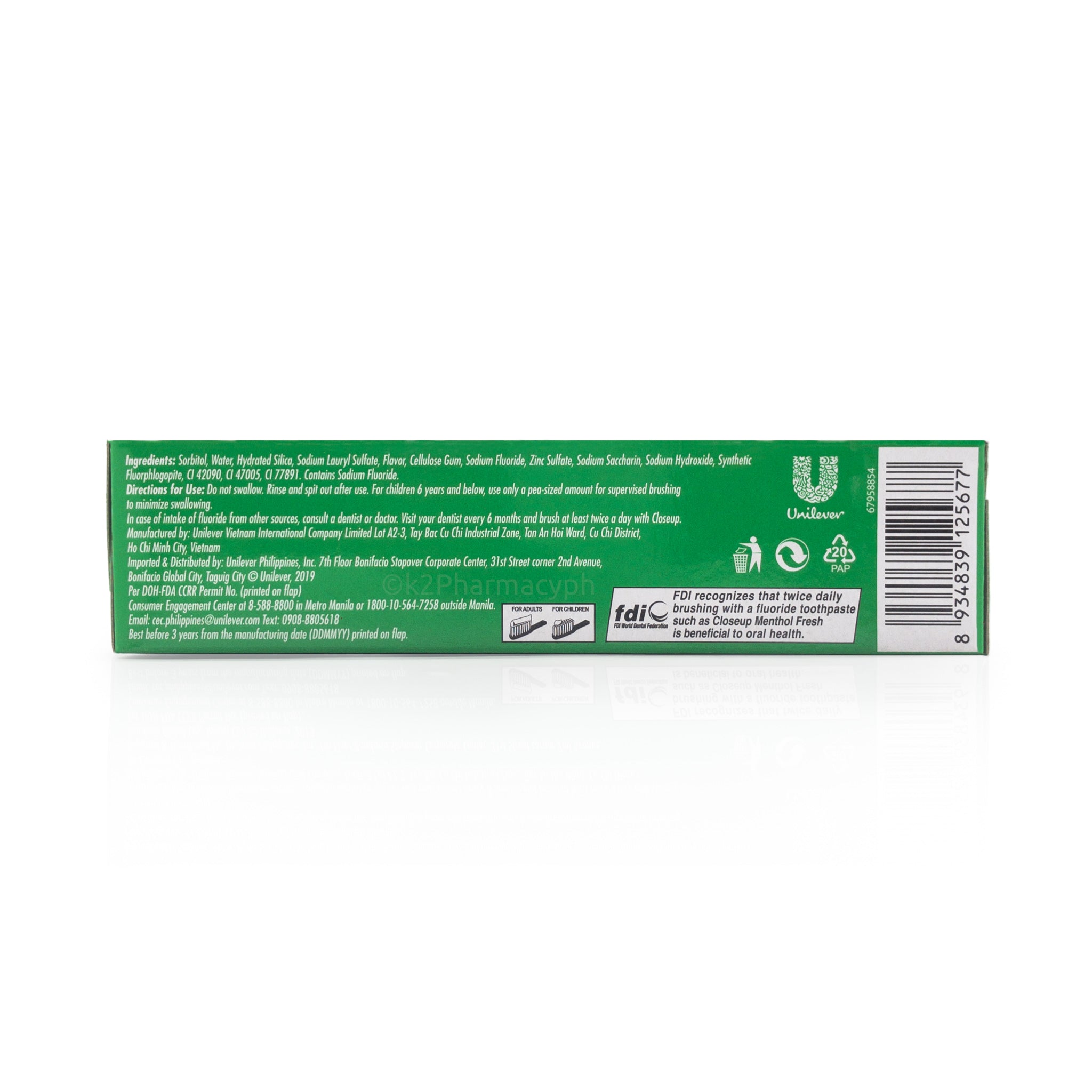 Close Up® All Day Freshness 2 x 120g