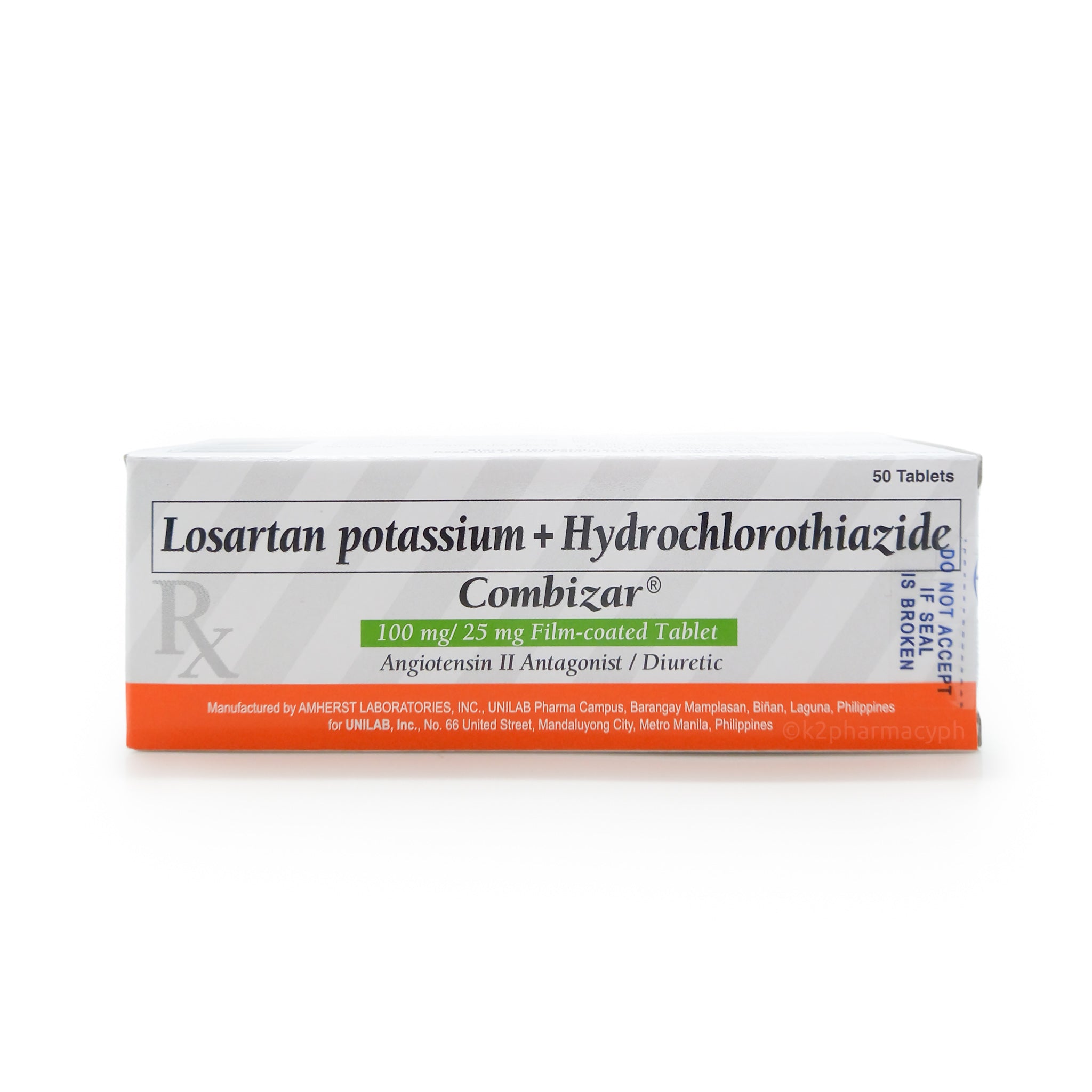 All / Combizar® Losartan Potassium + Hydrochlorothiazide 100mg/25mg Tablets