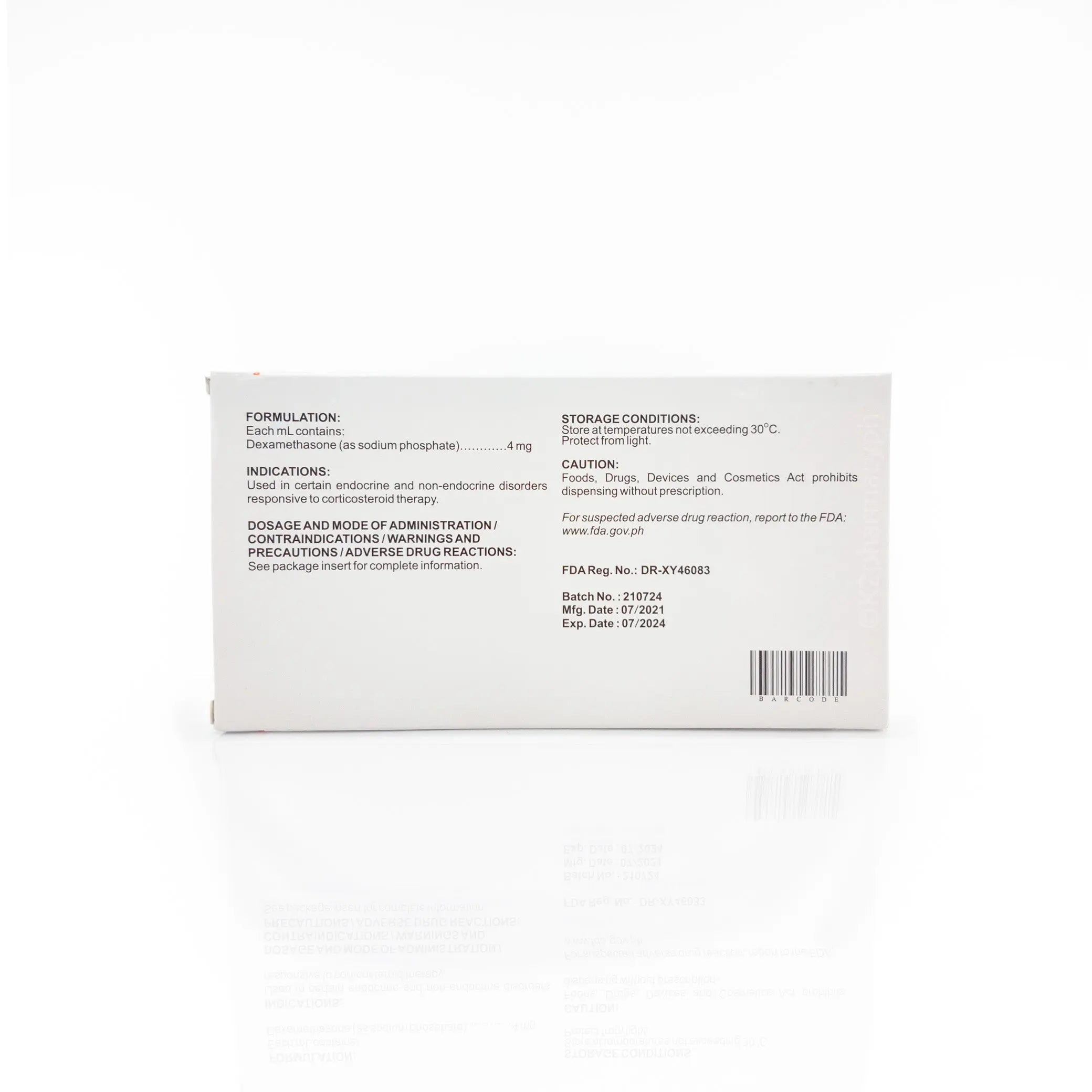 Dexamax Dexamethasone 4mg / mL (8mg / 2ml) Solution for Injection (IM ...