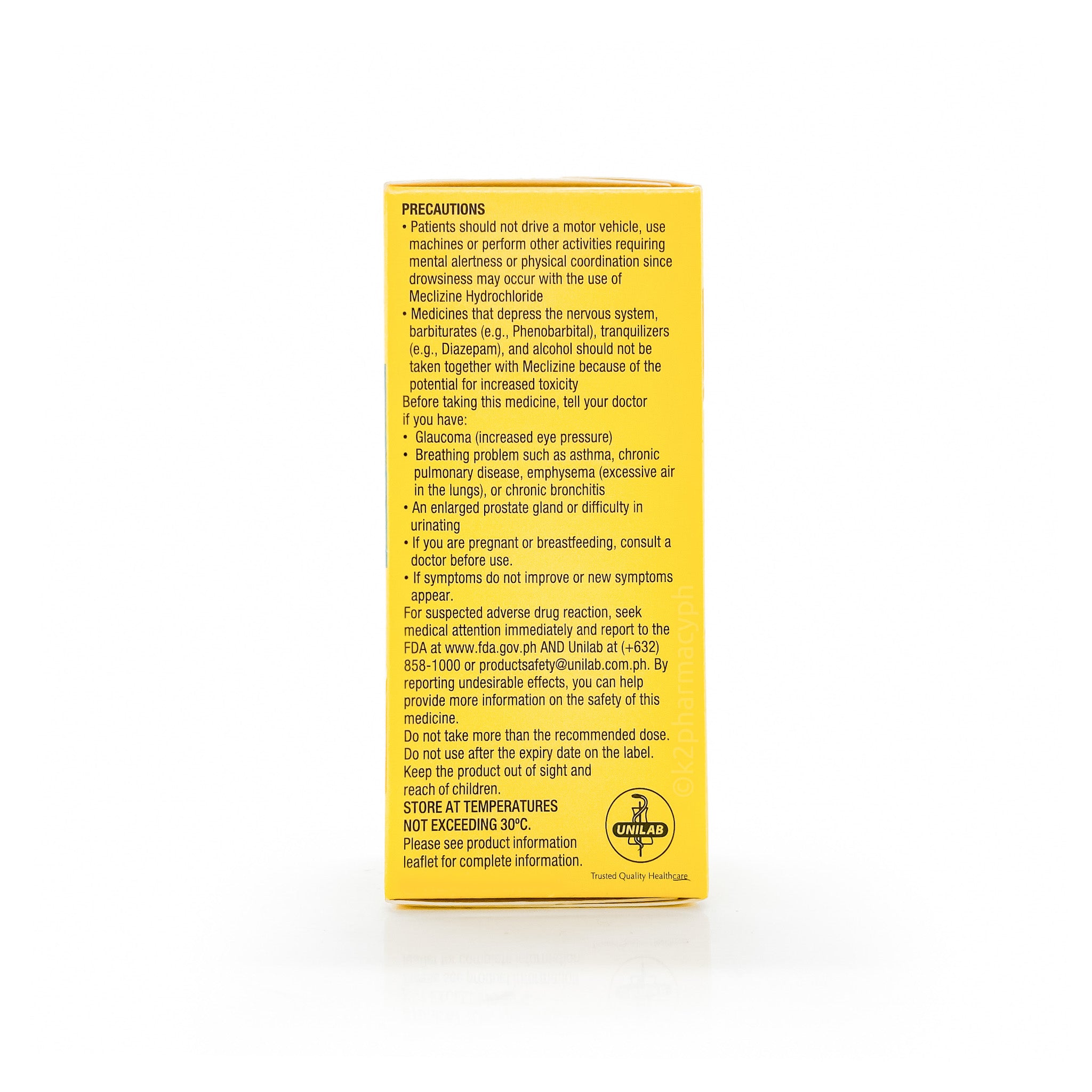 Dizitab® 25mg Chewable Tablet