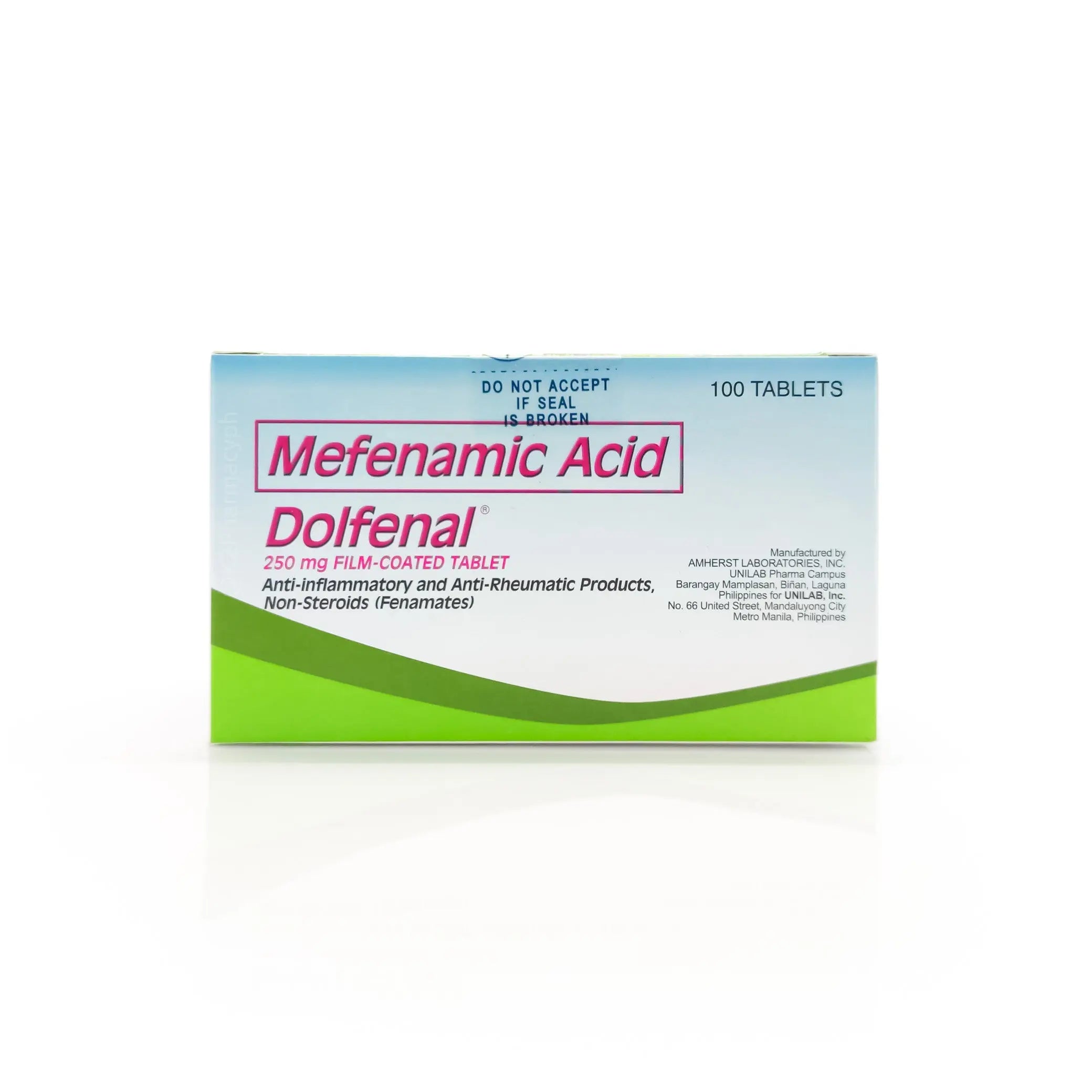 Dolfenal ® 250mg Tablets UNILAB INC. United Laboratories, Incorporated
