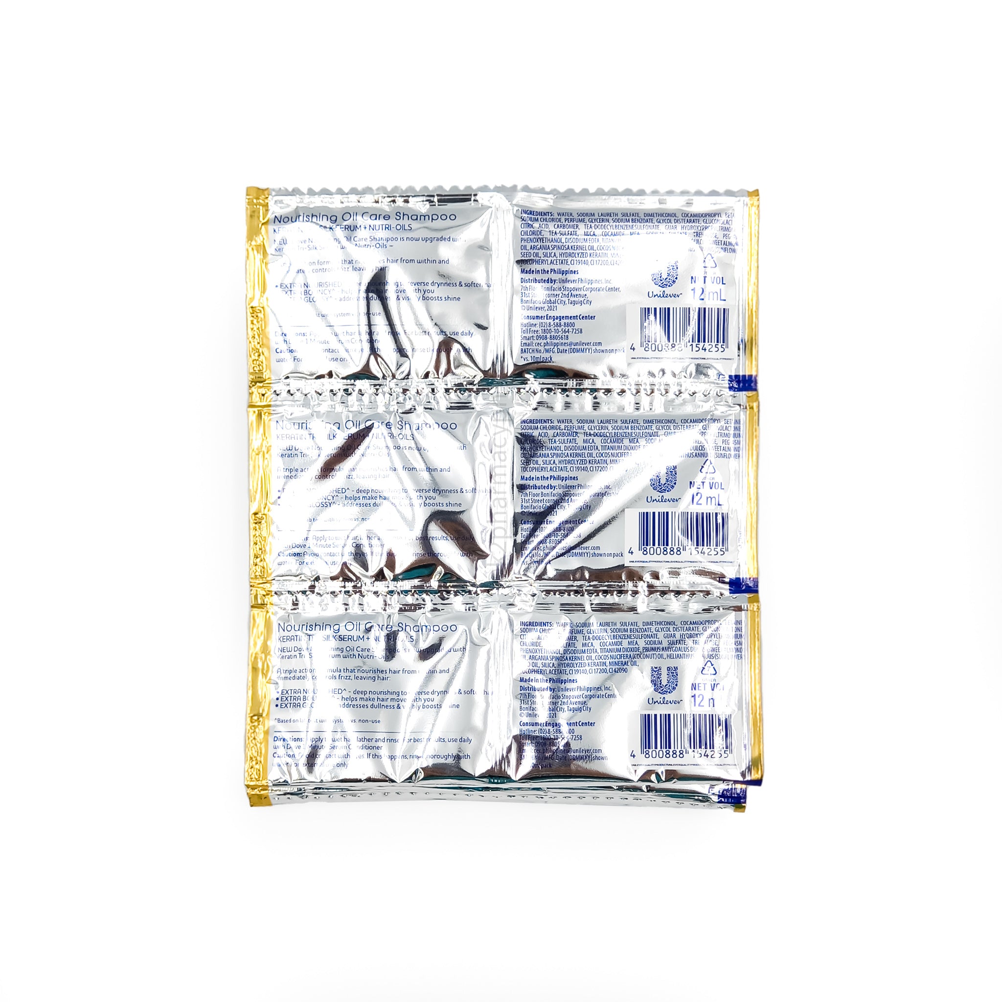 Dove Nourishing Oil Care Shampoo 12mL