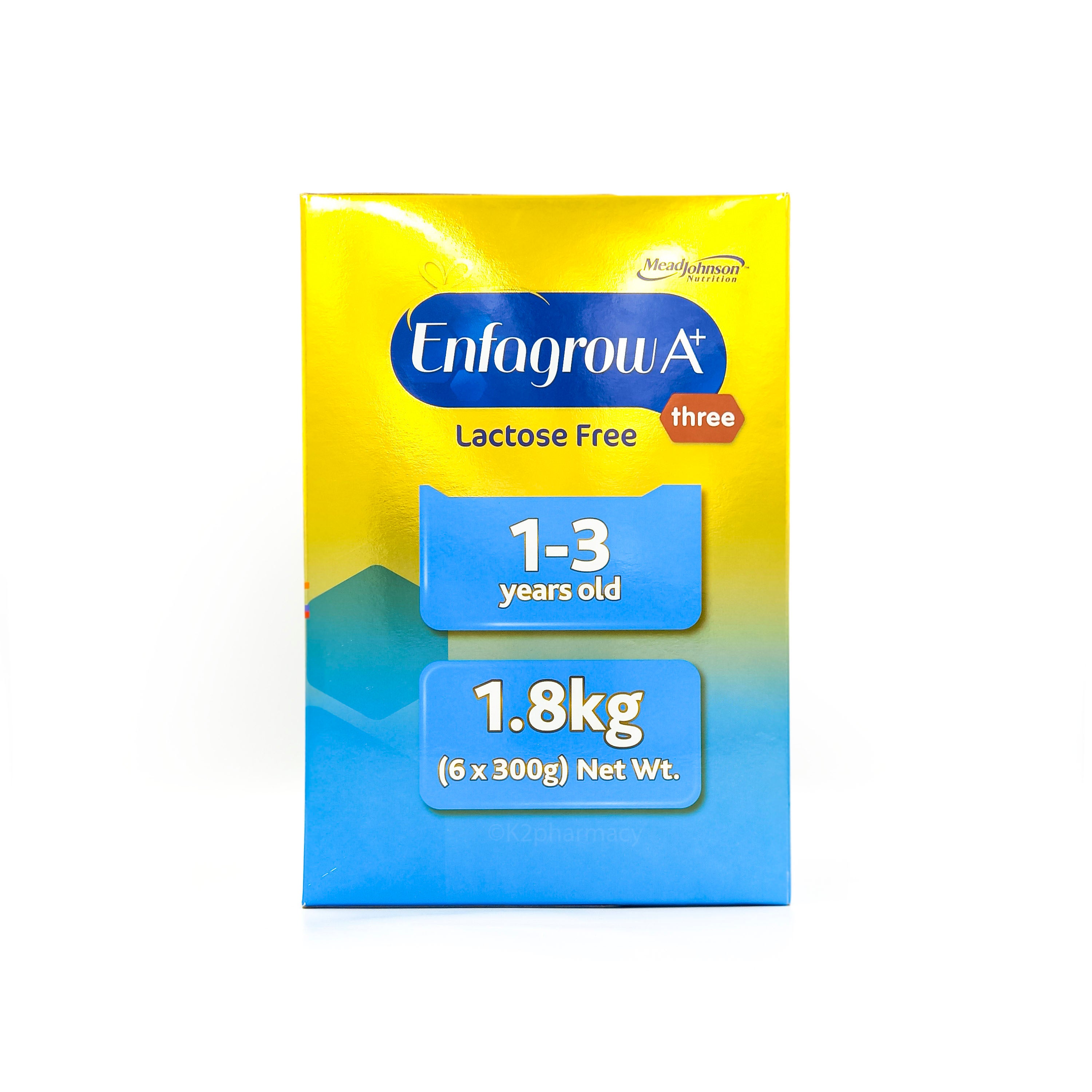 Enfagrow A+ Three Lactose Free 1-3yrs old 1.8kg