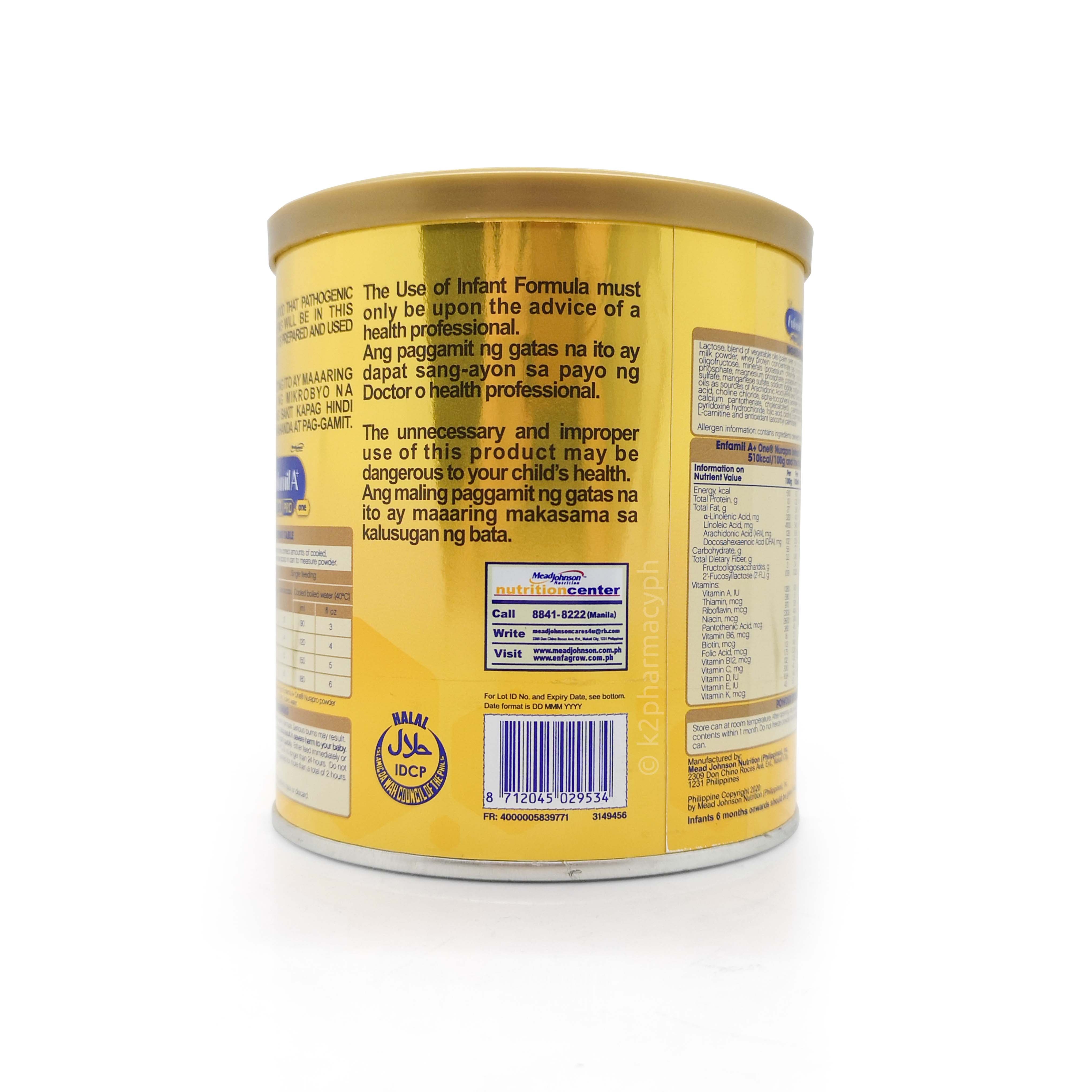 Enfamil A+ One Nura Pro Infant Formula Powder 350g