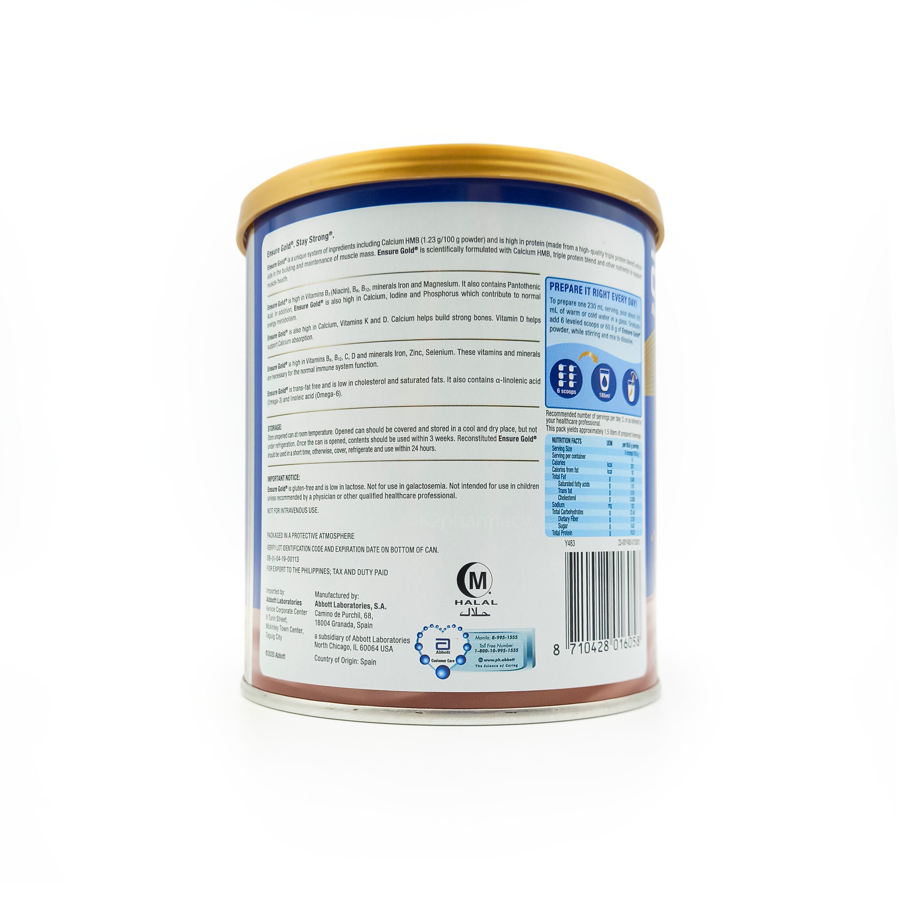 Ensure Gold® Chocolate 400g