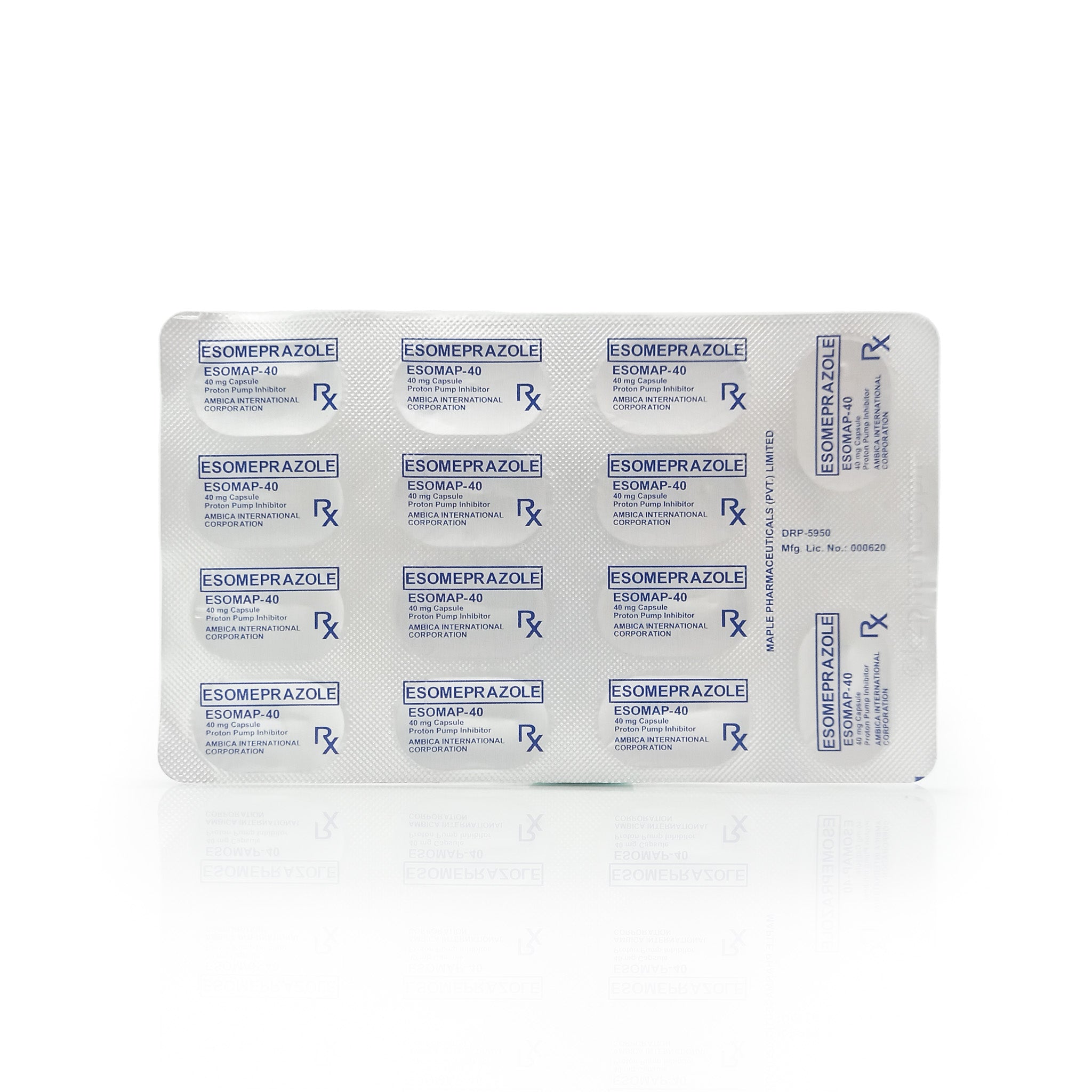 Esomap Esomeprazole 40mg Capsule