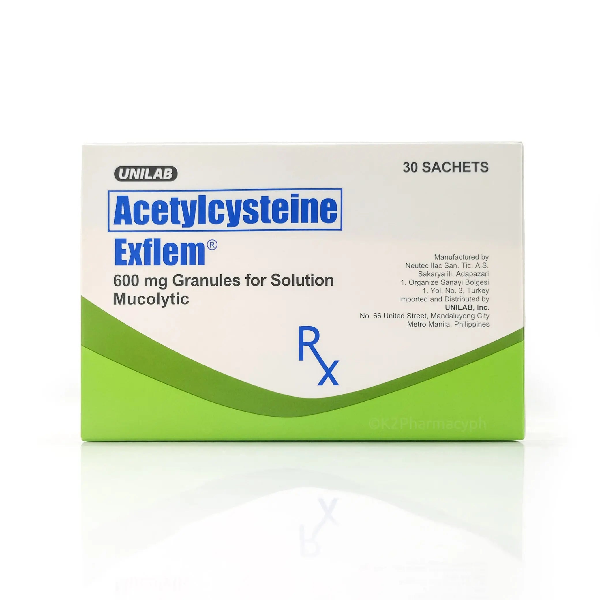 Exflem 600mg Granules for Solution UNILAB INC. United Laboratories ...