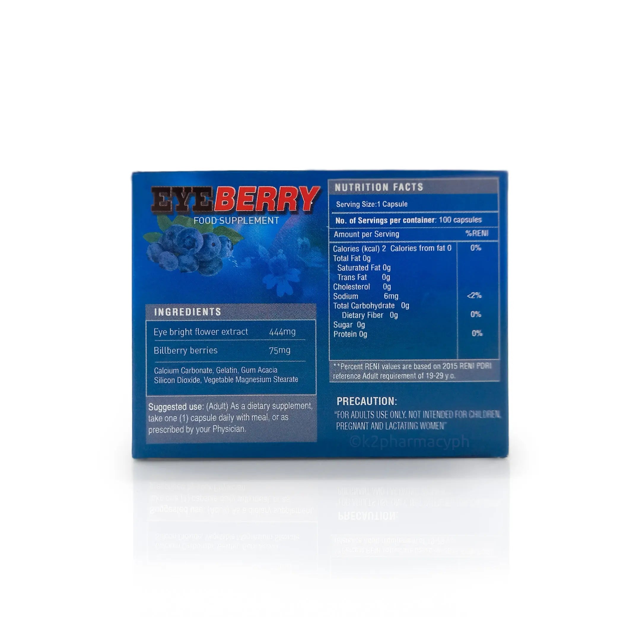 Eye Berry Capsules Copharm Trading Corporation