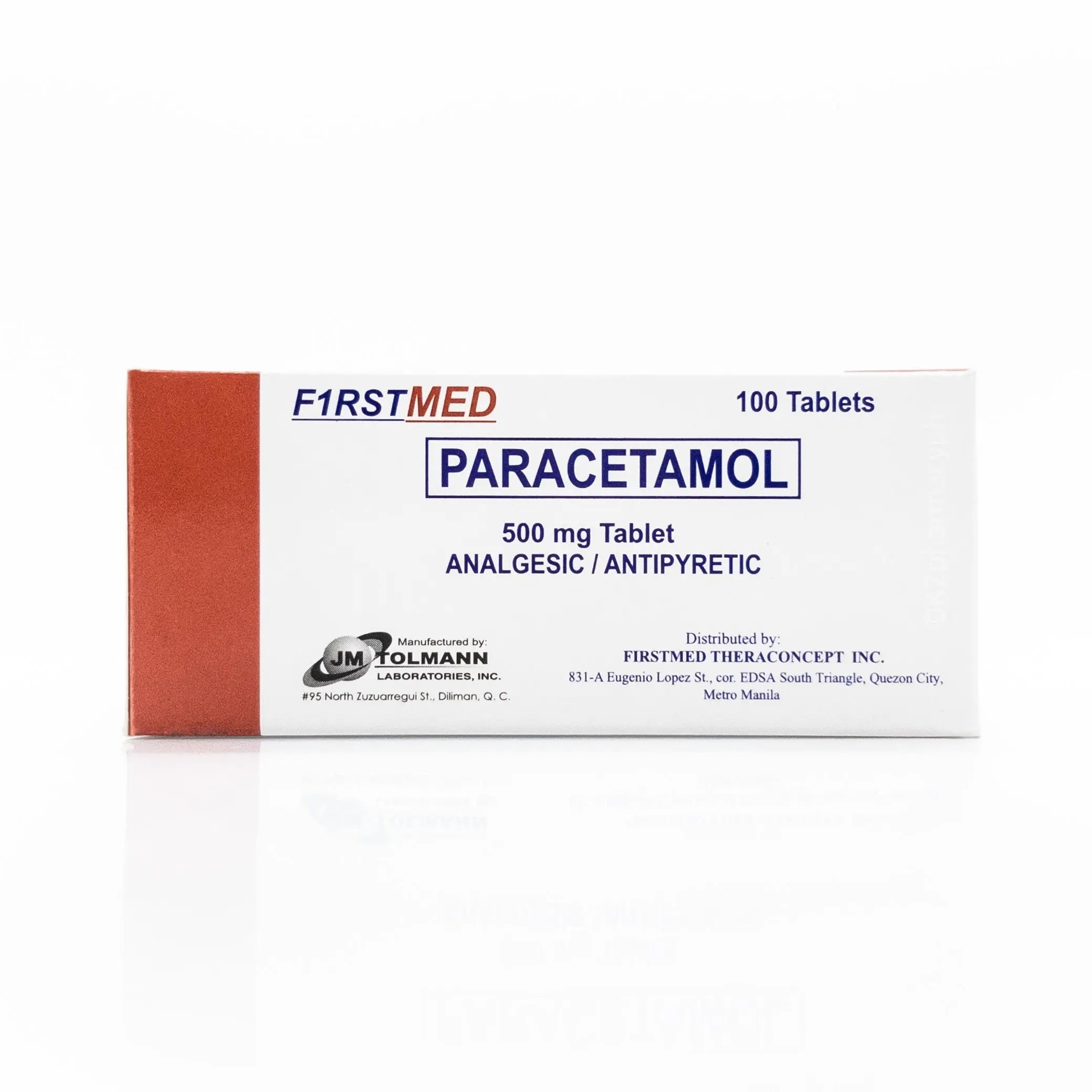Firstmed Paracetamol 500mg Tablet Eba Generisch Trading Inc.