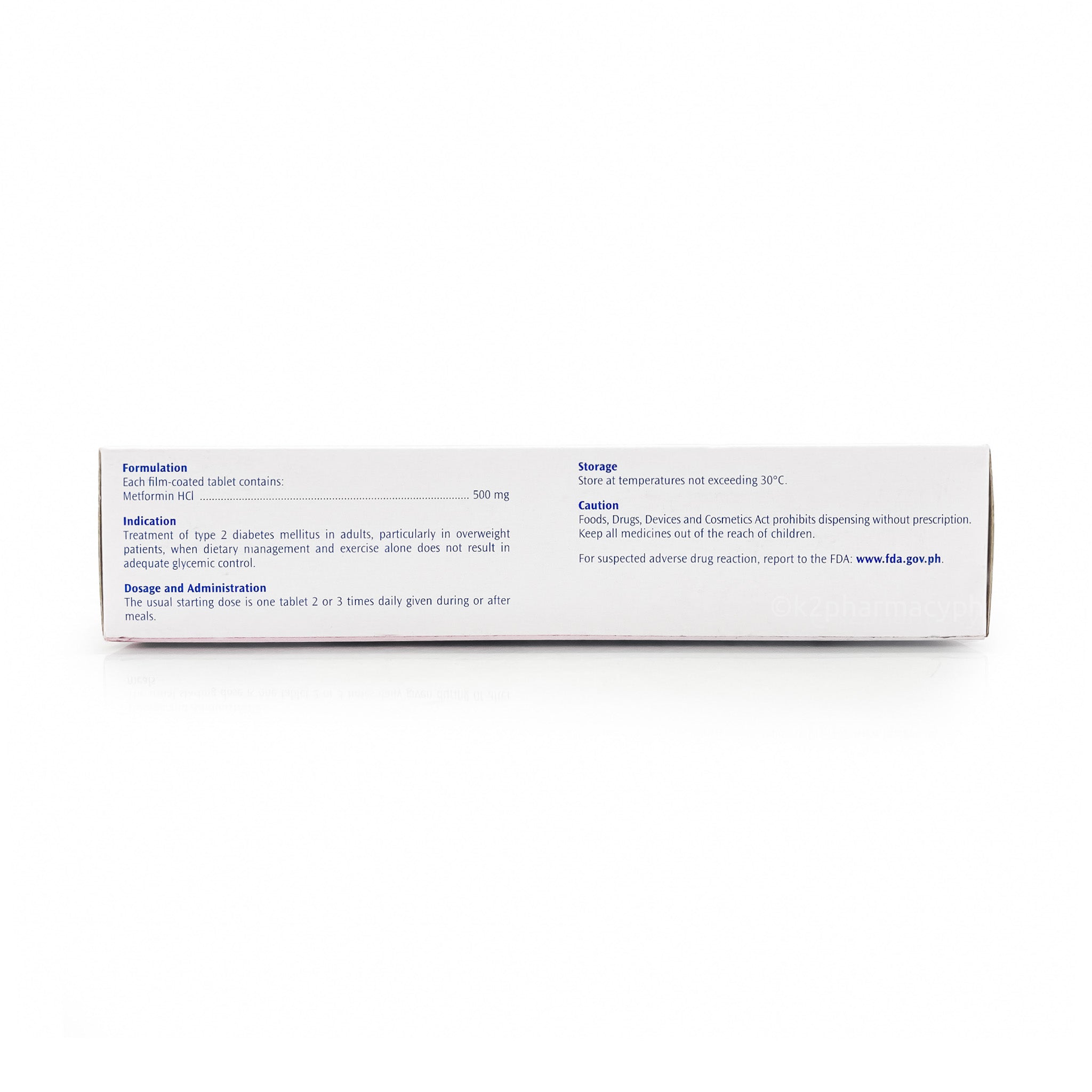 Fornidd Metformin Hydrochloride 500mg Tablets