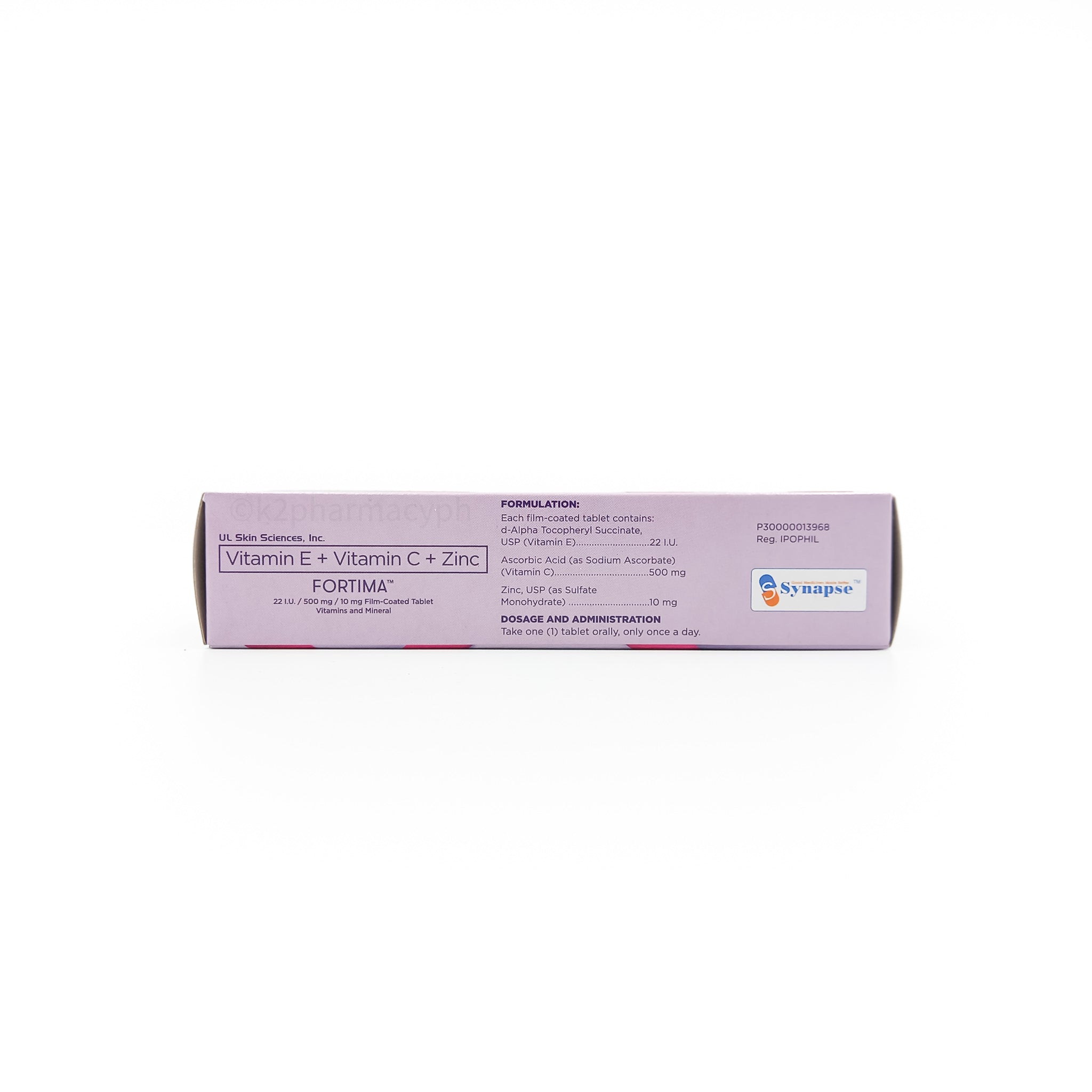 Fortima™ 22 I.U/500mg/10mg Film-Coated Tablet