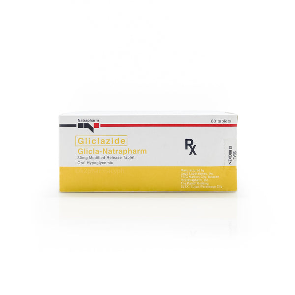 Glicla-Natrapharm Gliclazide 30mg Modified Release Tablets